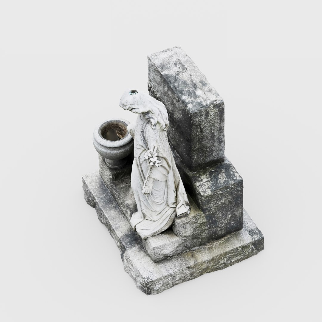 3d Scanned Tombstone 06 Model - TurboSquid 1995183