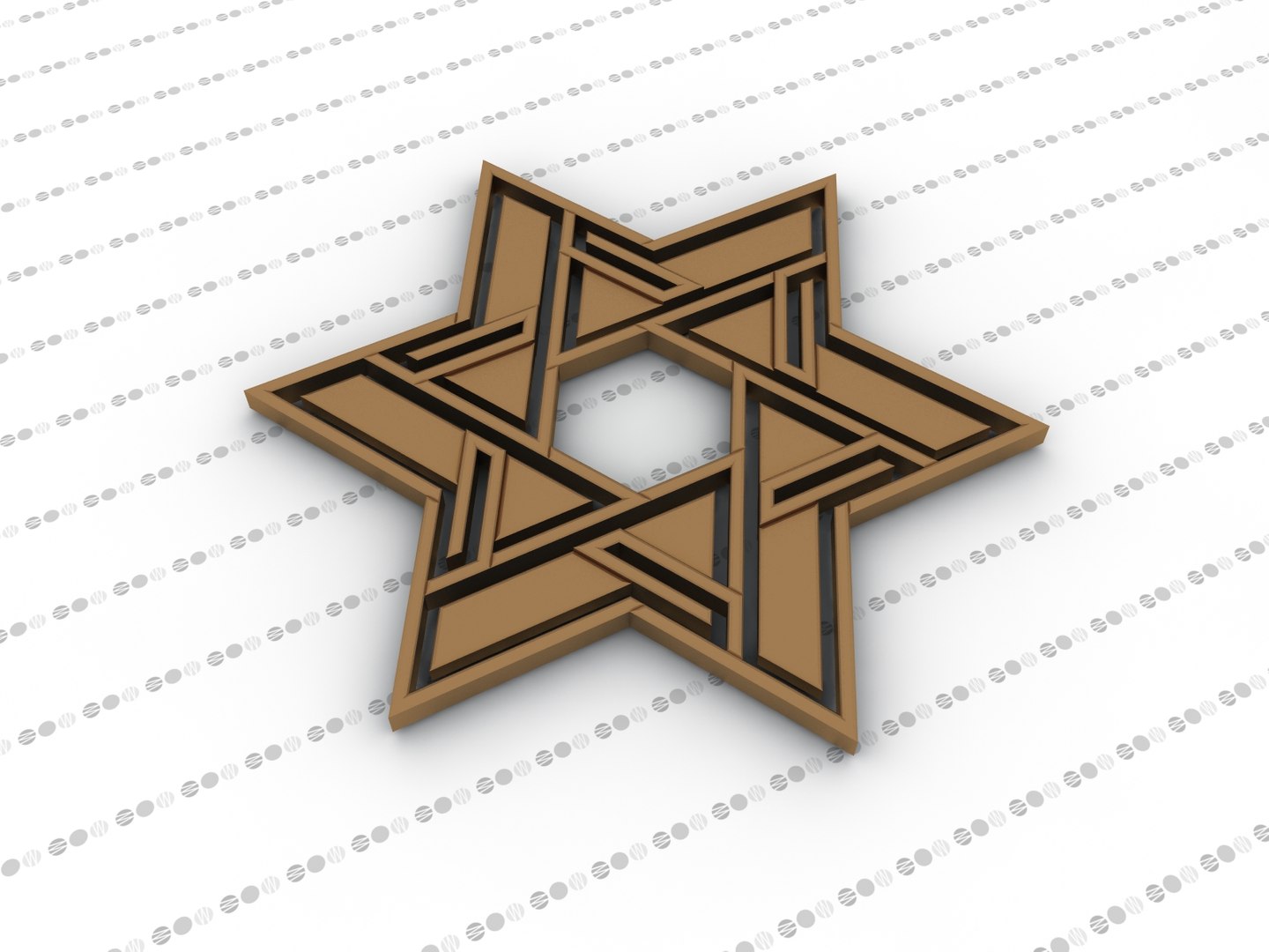 3D Star David - TurboSquid 1430048