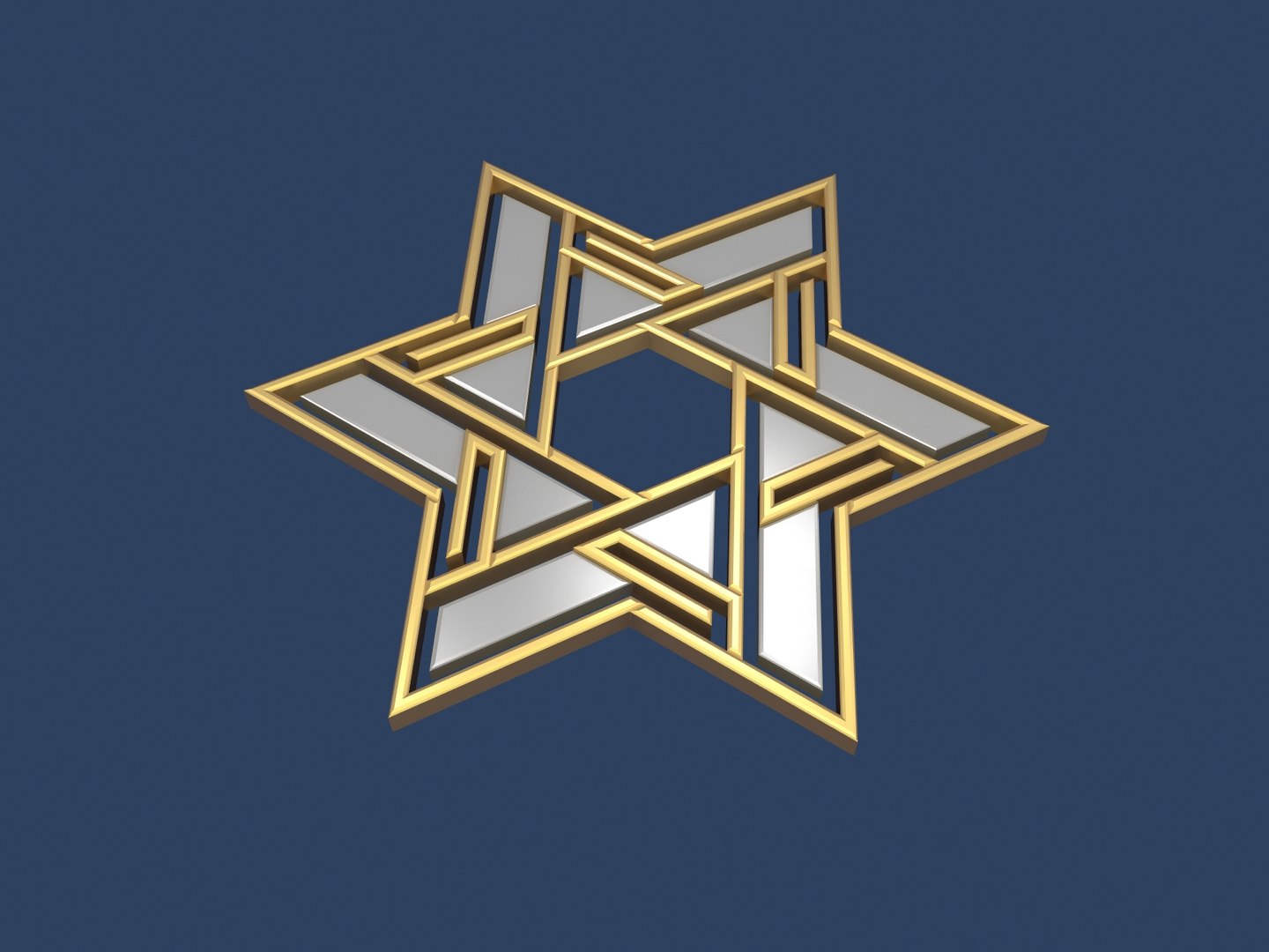 3D Star David - TurboSquid 1430048