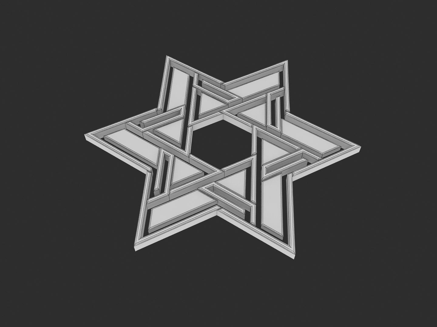 3D Star David - TurboSquid 1430048