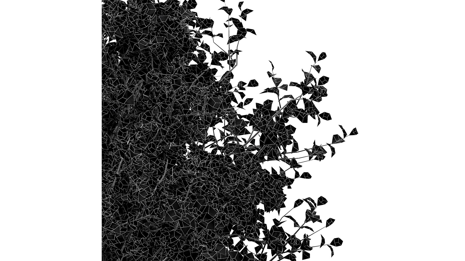 3D Beautiful 2Trees Bush Leaf - TurboSquid 2242788