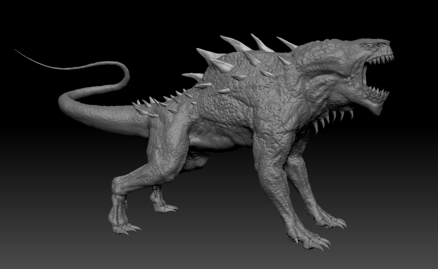 Sculpt Fantasy Creature 3D - TurboSquid 1323252