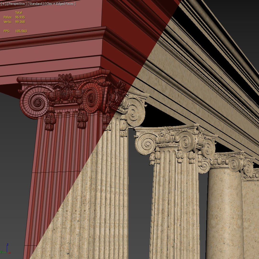 3D Ionic Order Scamozzi Model - TurboSquid 1726962