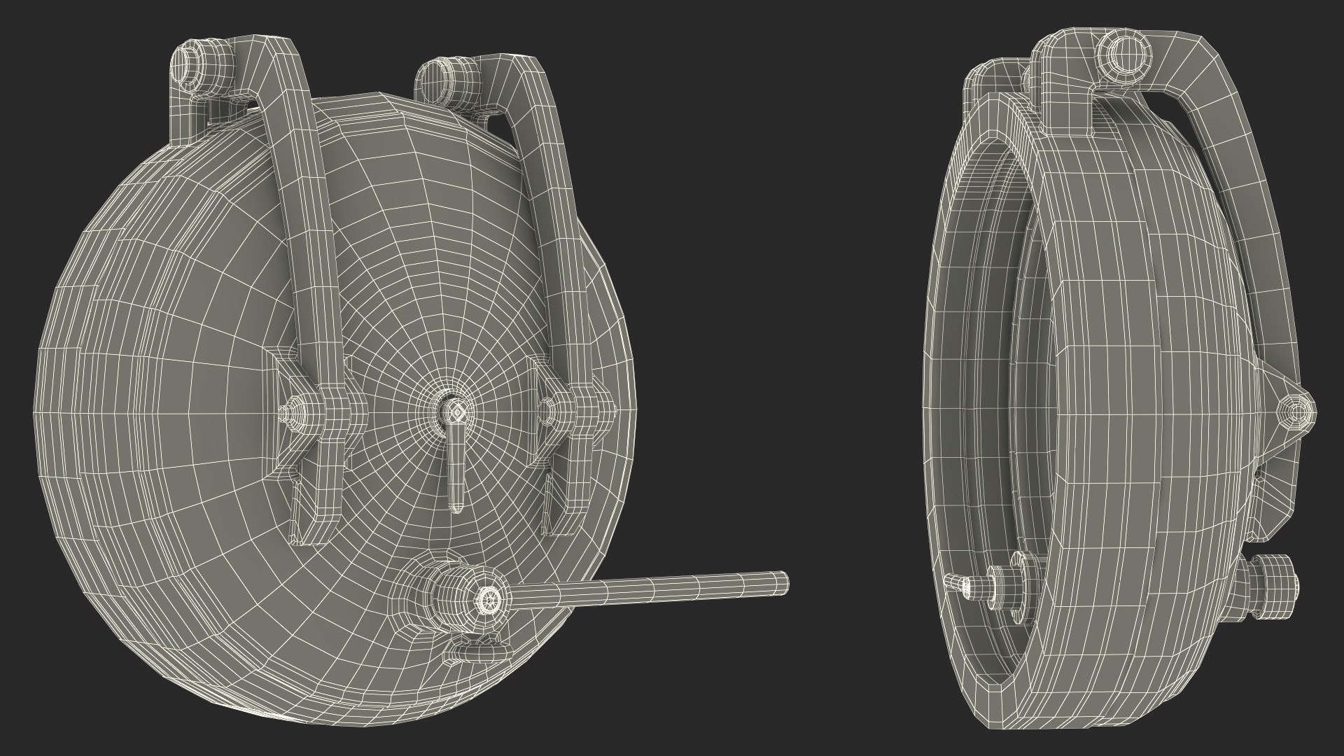 3D Circular Steel Pressure Hatch Black Model - TurboSquid 2394902