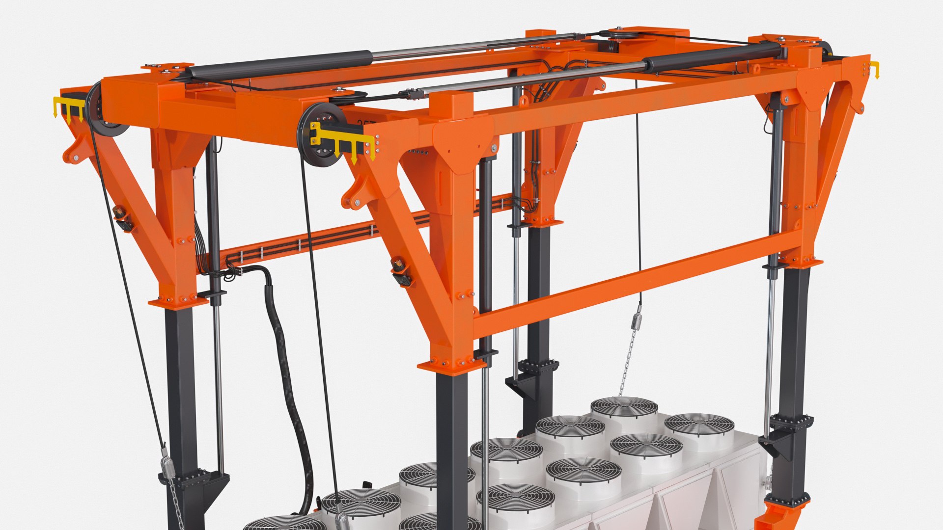 3D Straddle Carrier HVAC System Model - TurboSquid 2328213