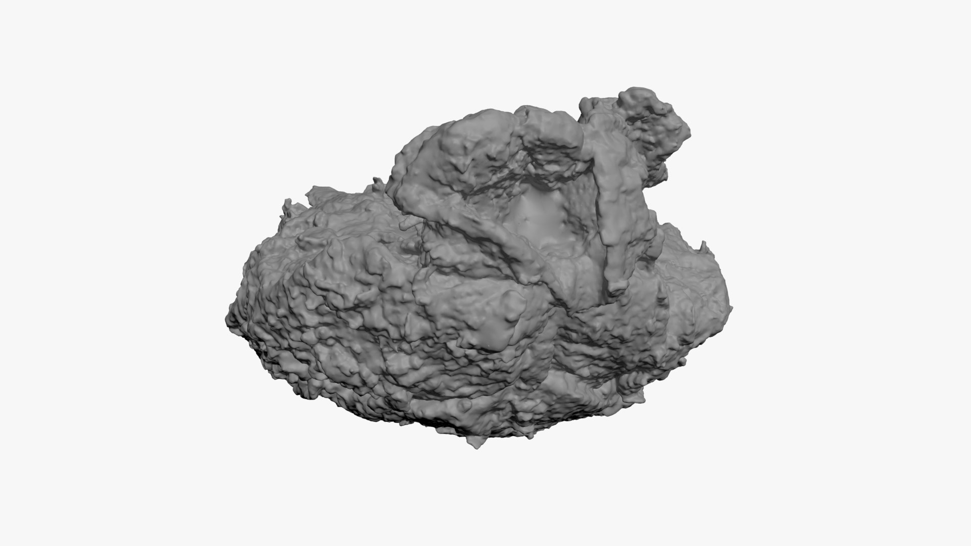 Fried Chicken Breast 1 For 3D Print 3D Model - TurboSquid 2374048