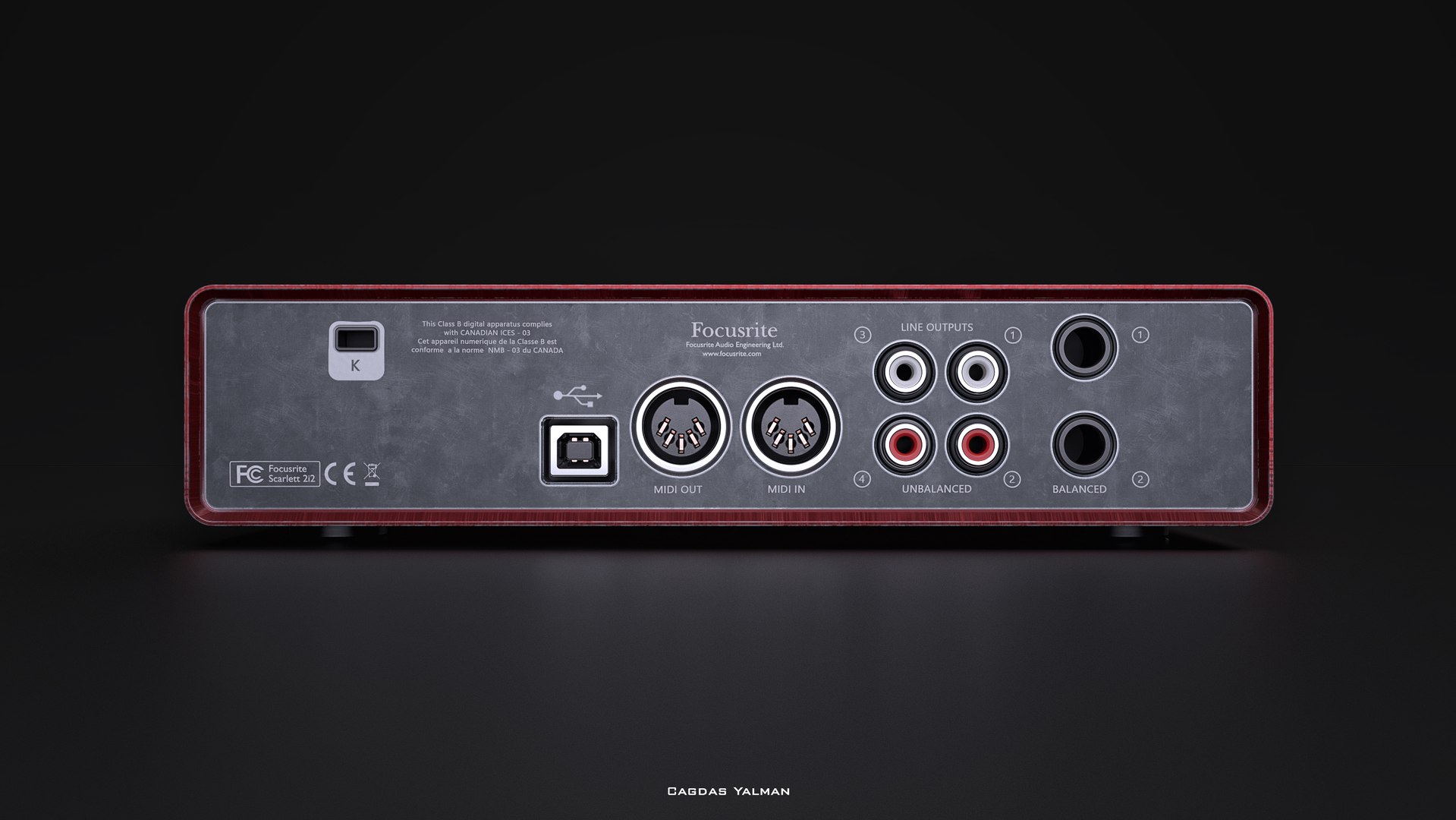 3D Model Focusrite Scarlett 2i4 - TurboSquid 1349206
