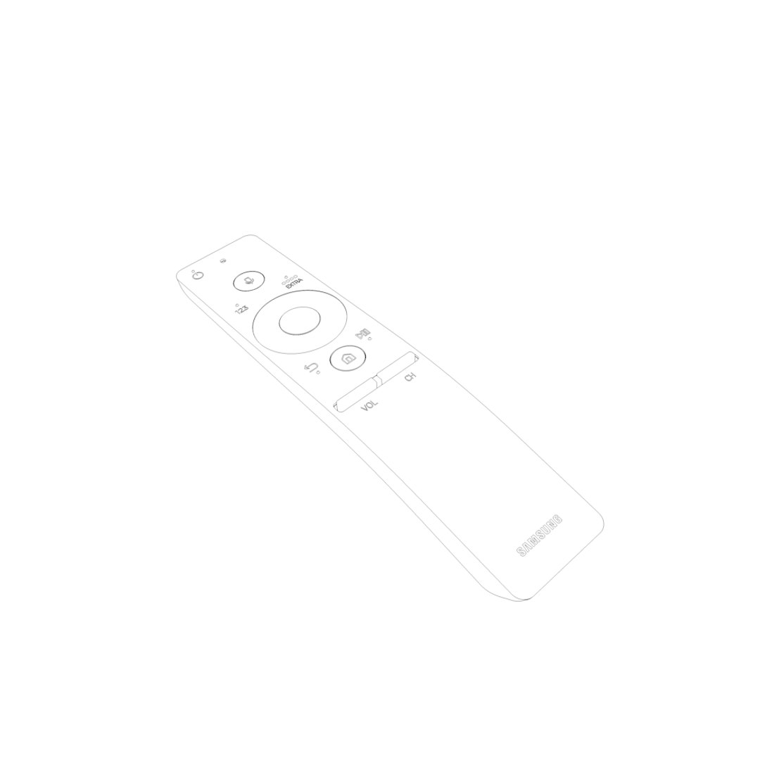 3d Model 2016 Samsung Smart Remote