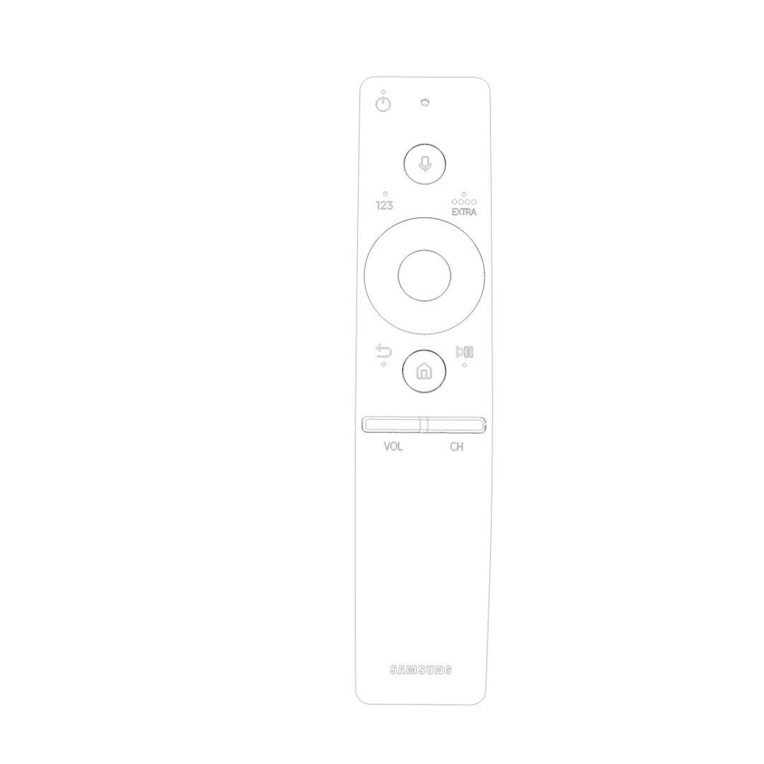 3d Model 2016 Samsung Smart Remote