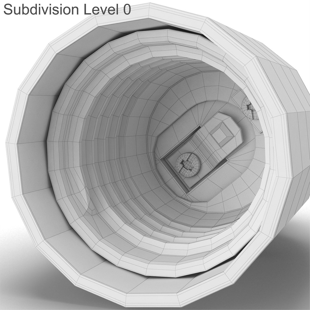 3d Model Lamp Socket Hol Ploy