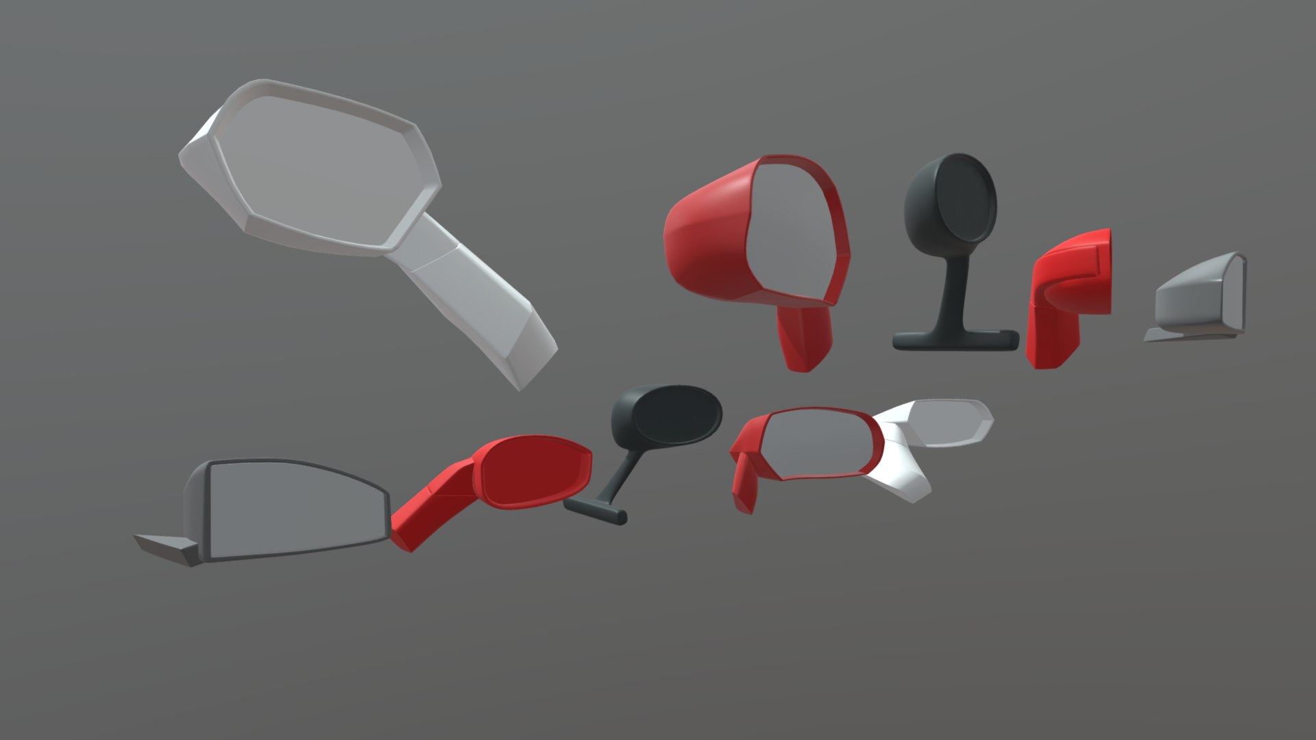 3D Model Car Side View Mirrors - TurboSquid 1887657