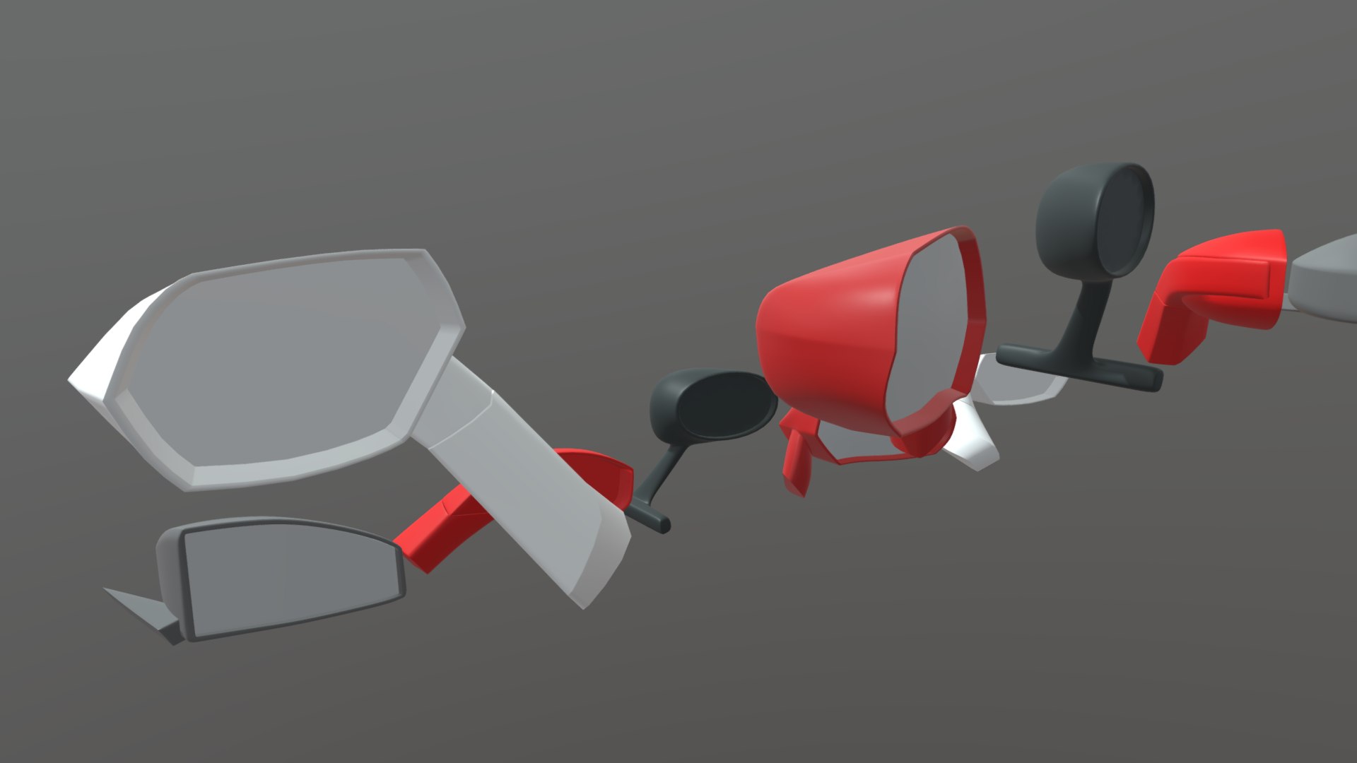 3D Model Car Side View Mirrors - TurboSquid 1887657