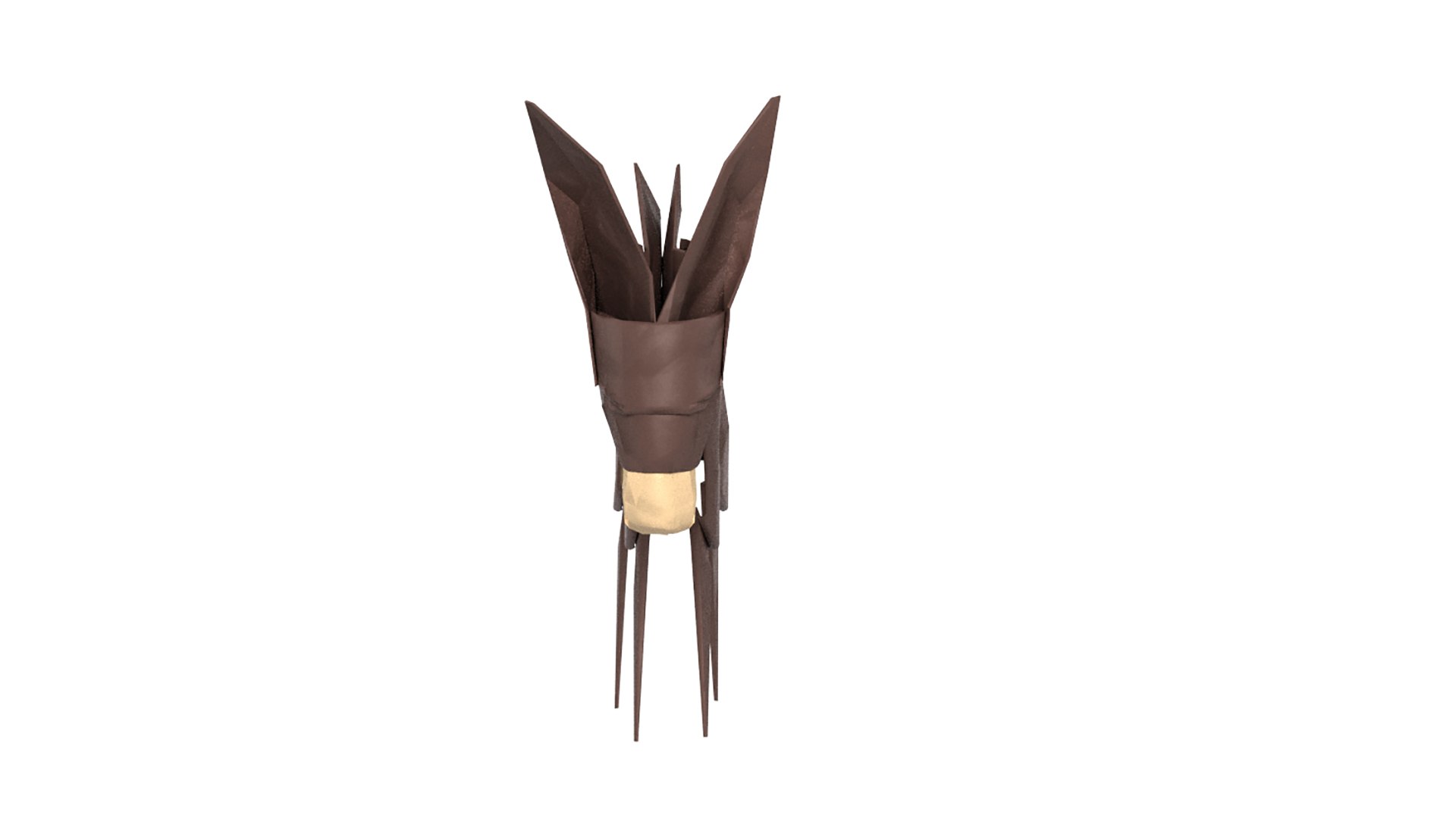 3D Origami Donkey - TurboSquid 1455025