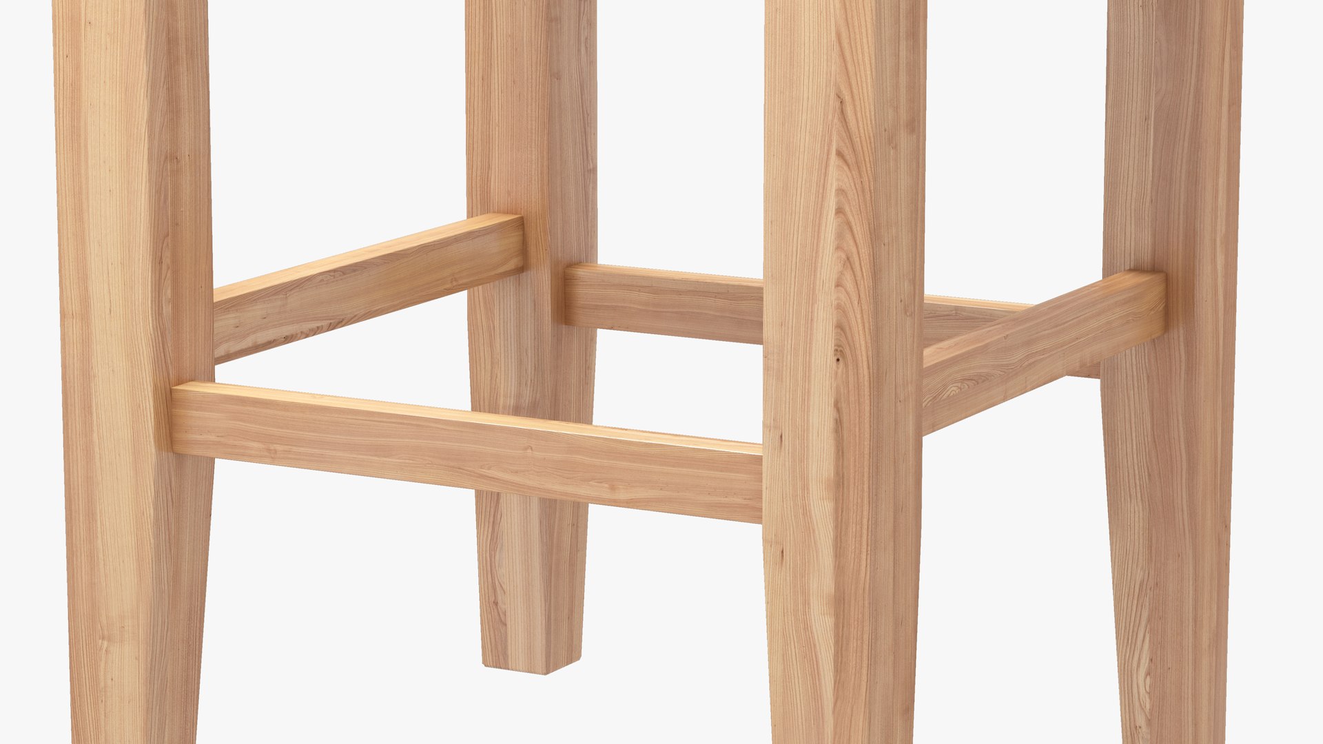 3D Square Bar Stool - TurboSquid 2115992