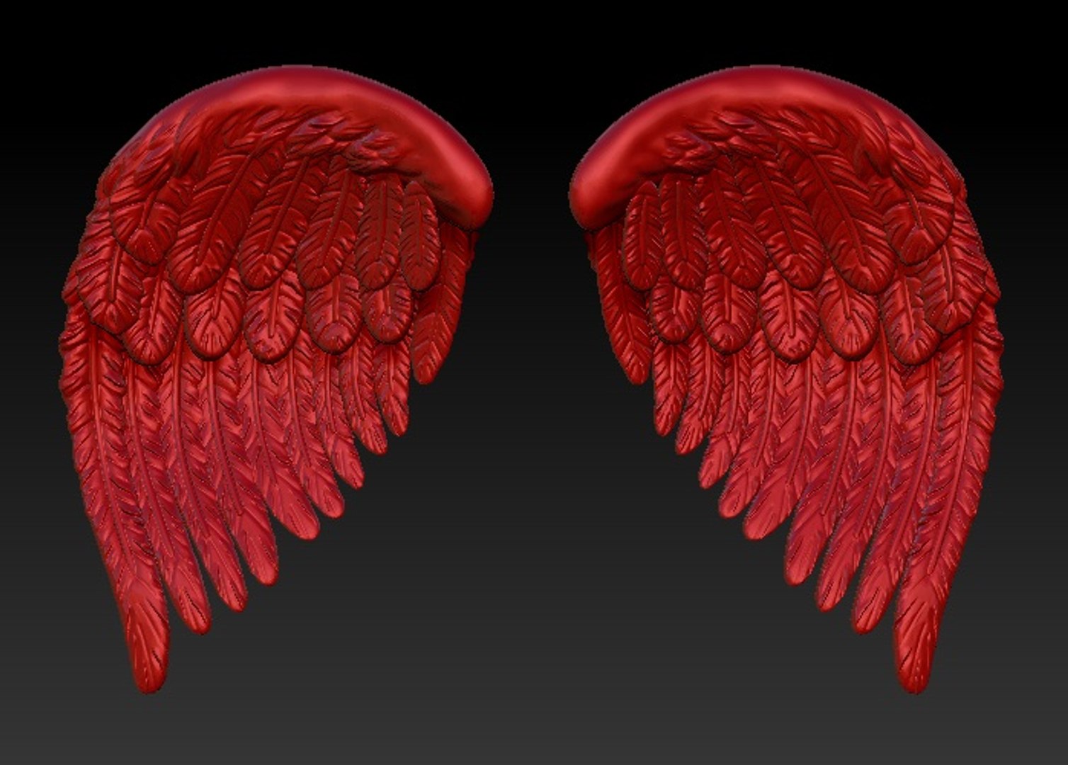 Bird Wings 3d Obj