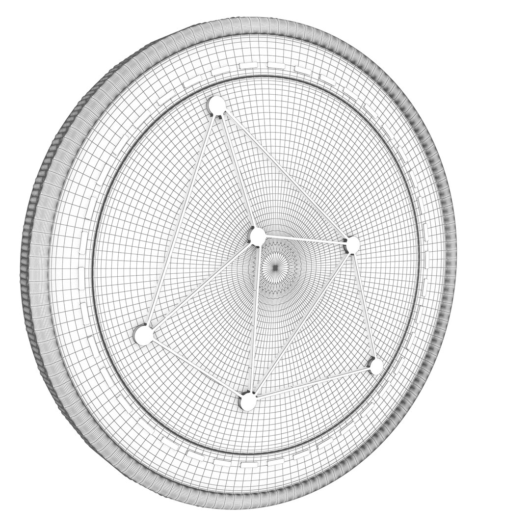 Lina Token Cryptocurrency Gold Coin 3D Model - TurboSquid 1857092