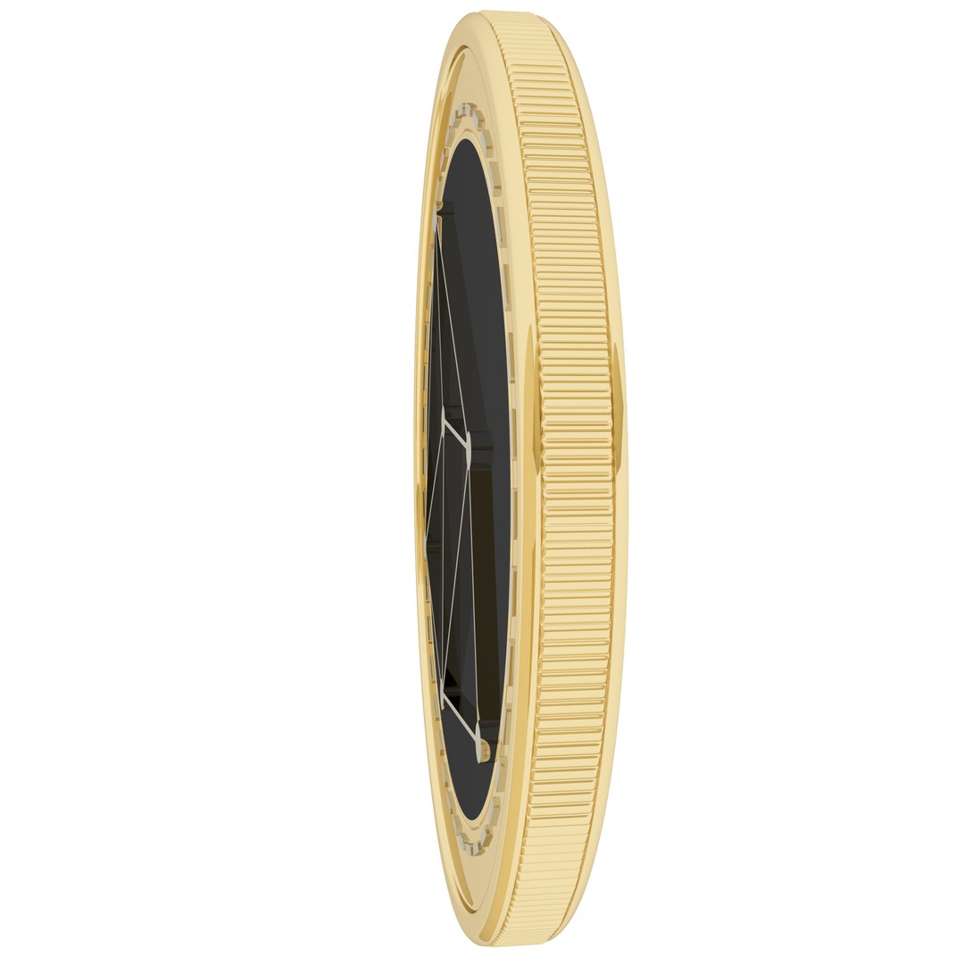 Lina Token Cryptocurrency Gold Coin 3D Model - TurboSquid 1857092