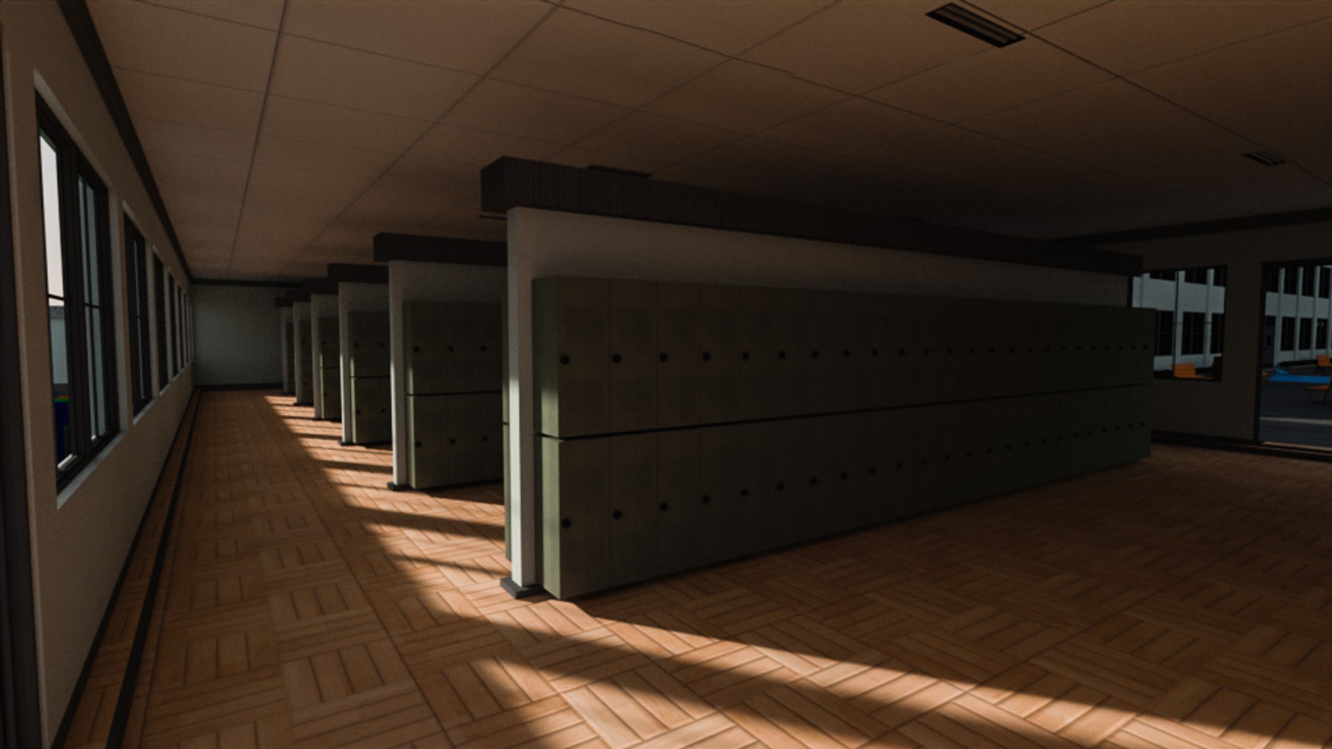 School animes base - 3D model - TurboSquid 1573165