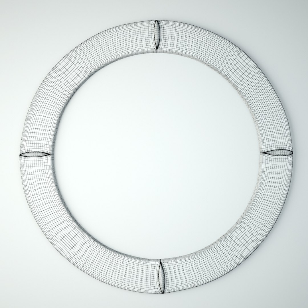 Round Brass Moorish Mirror 3D model - TurboSquid 2129239