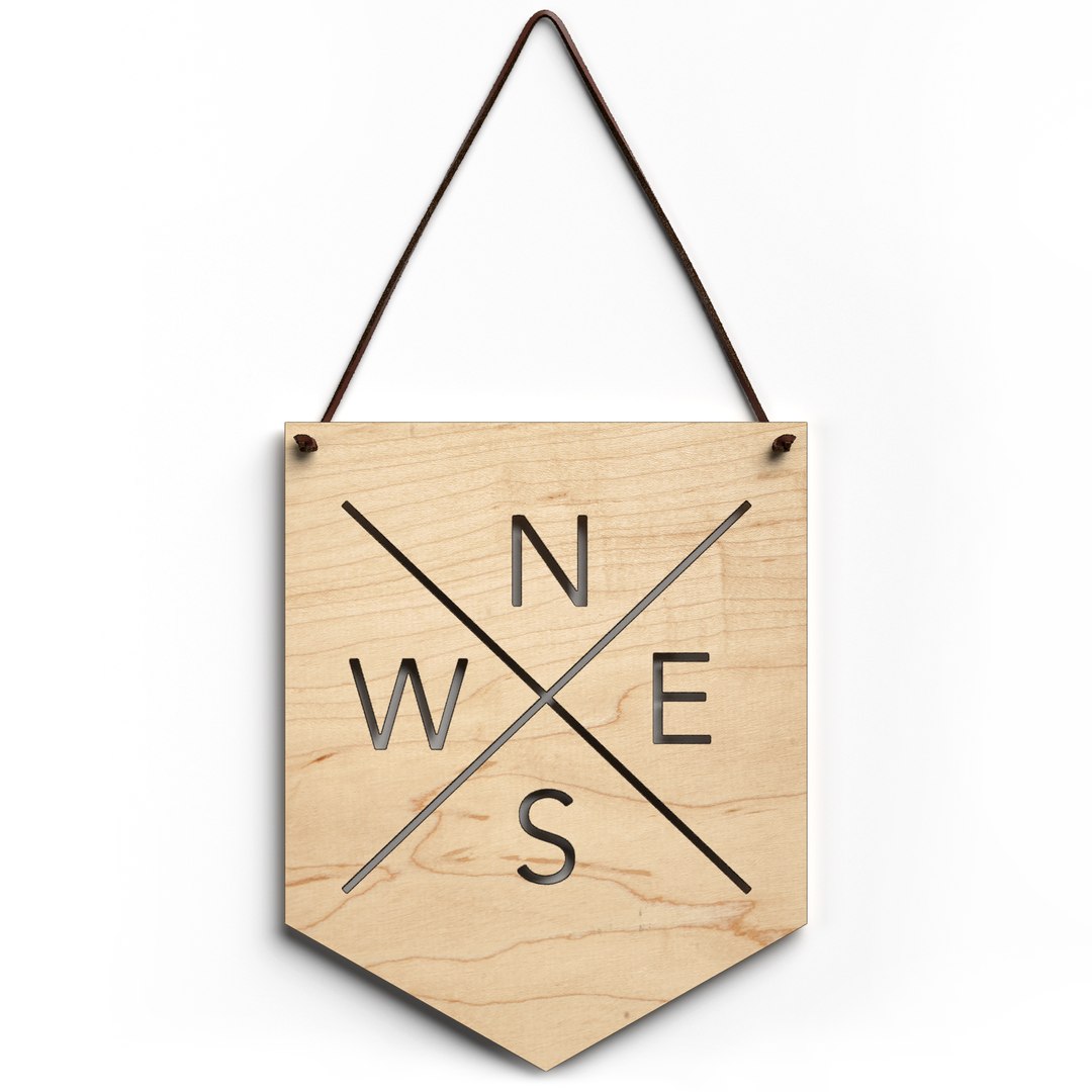 Wooden sign 3D model - TurboSquid 1711603