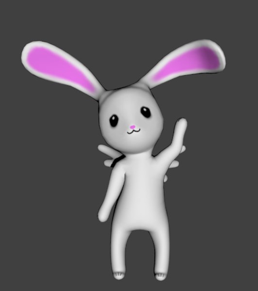 Nature Cartoon-Rabbit Blender Models for Download | TurboSquid