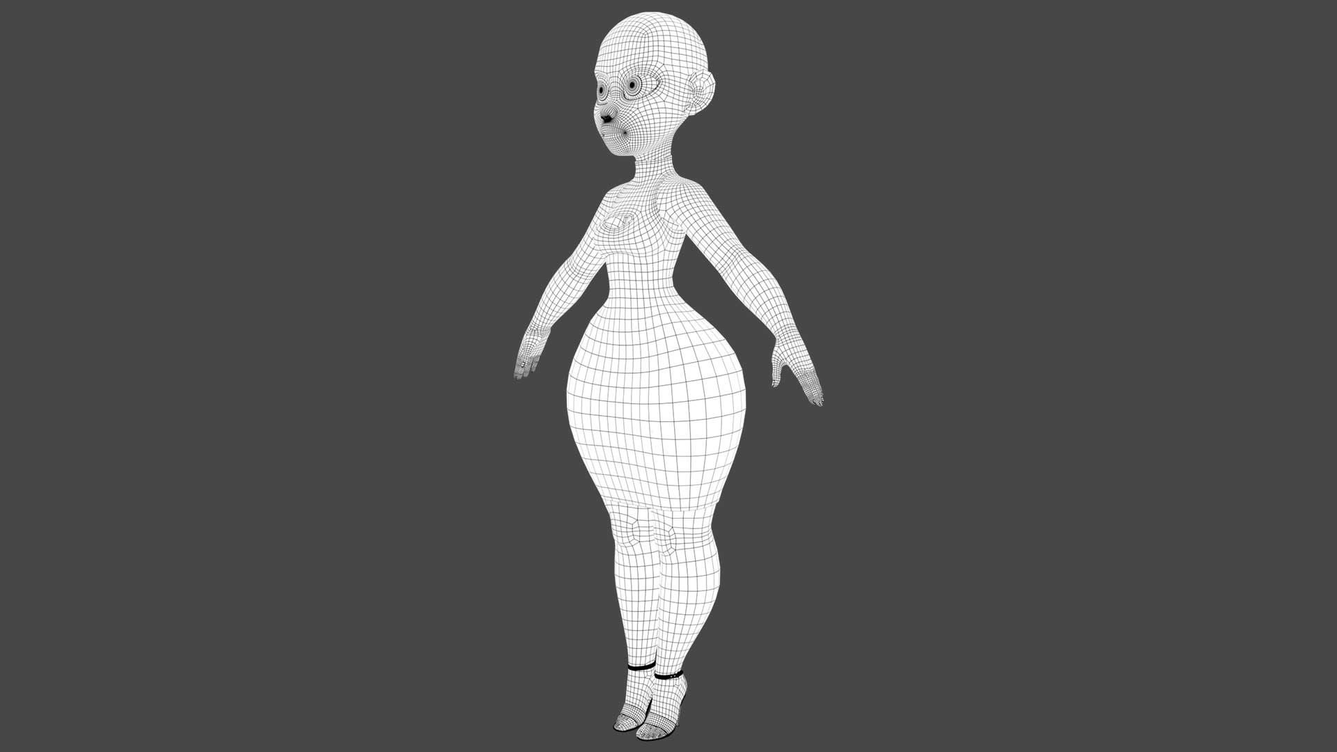 Alice Character Body 3D Model - TurboSquid 1390951