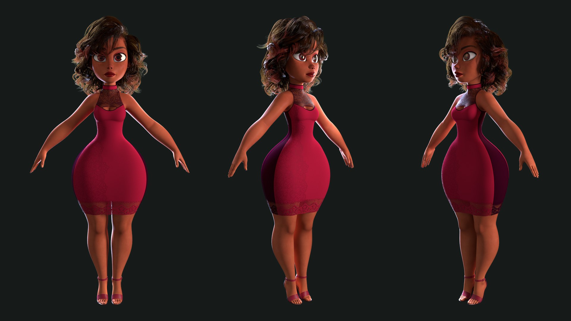 Alice Character Body 3D Model - TurboSquid 1390951