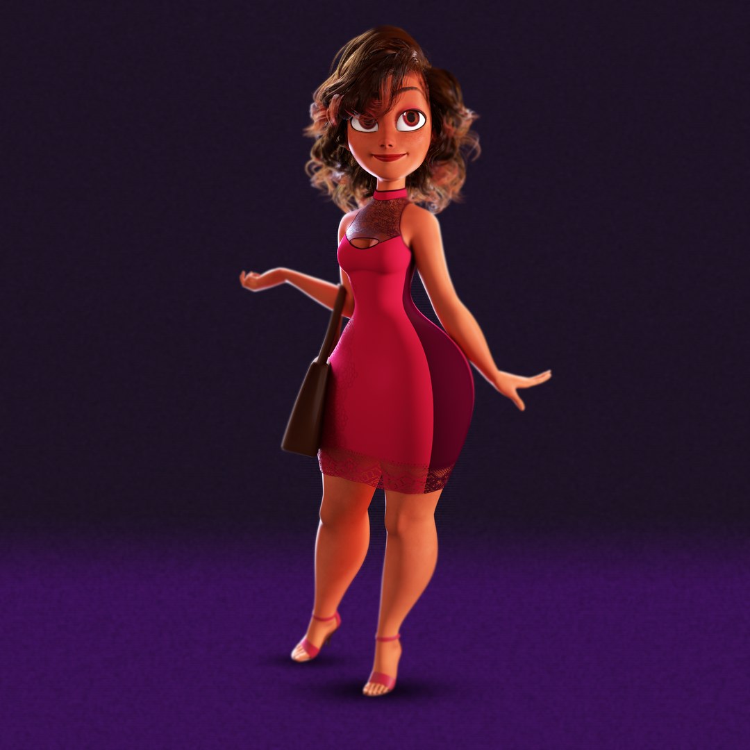 Alice Character Body 3D Model - TurboSquid 1390951