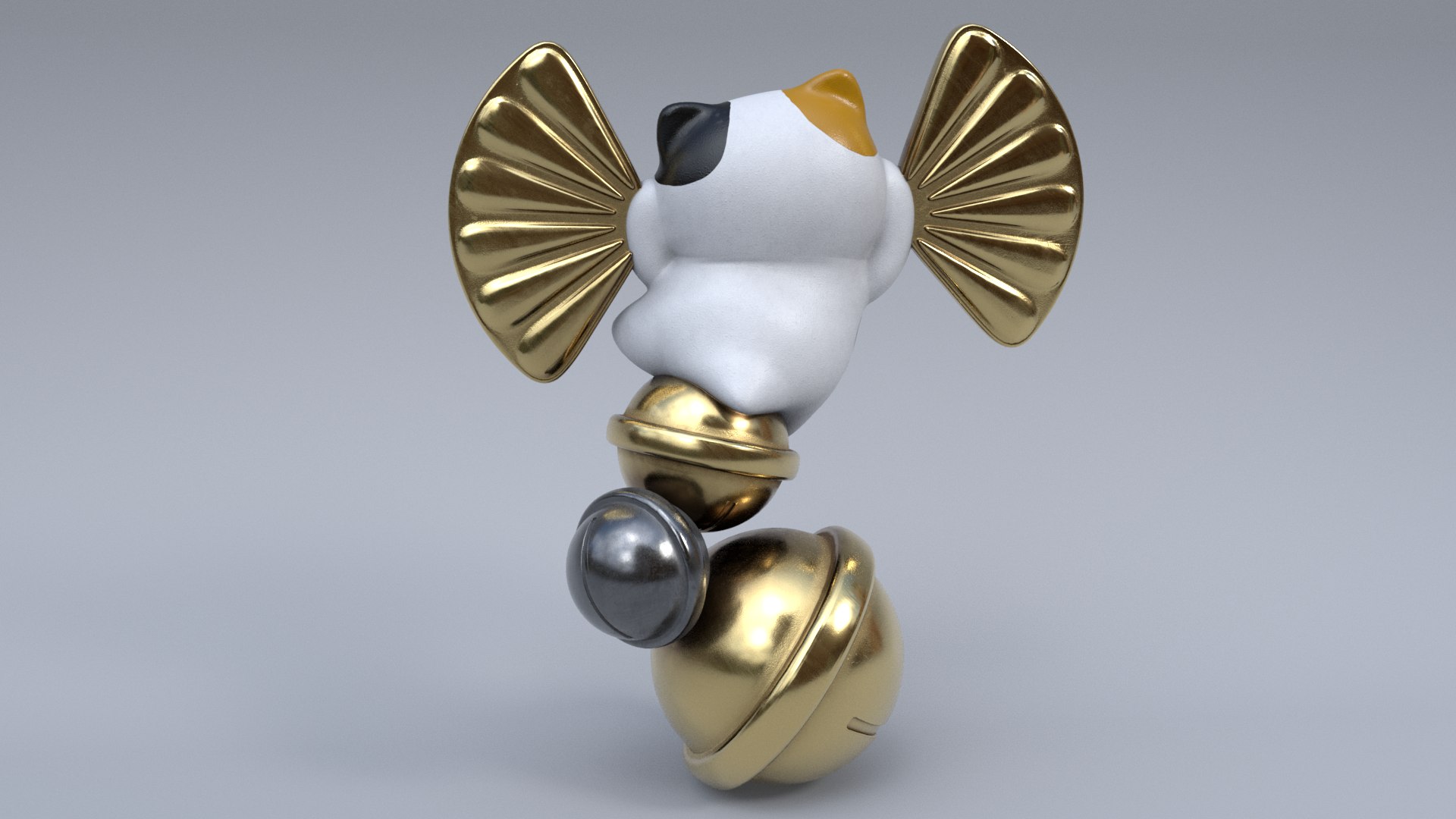 3D Lucky Fortune Cat - TurboSquid 1741199