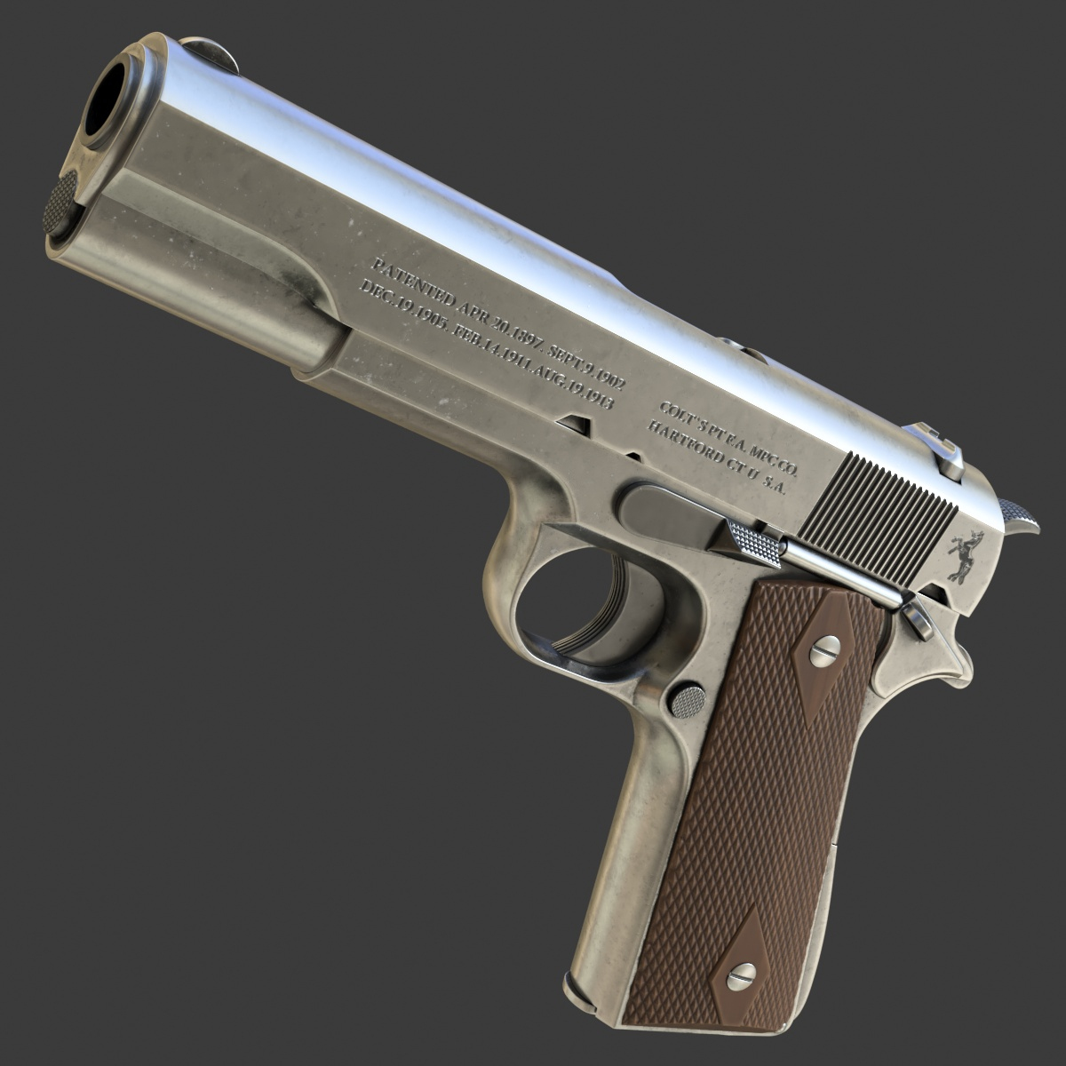 modelo 3d Colt 1911A1 01 - TurboSquid 1223674