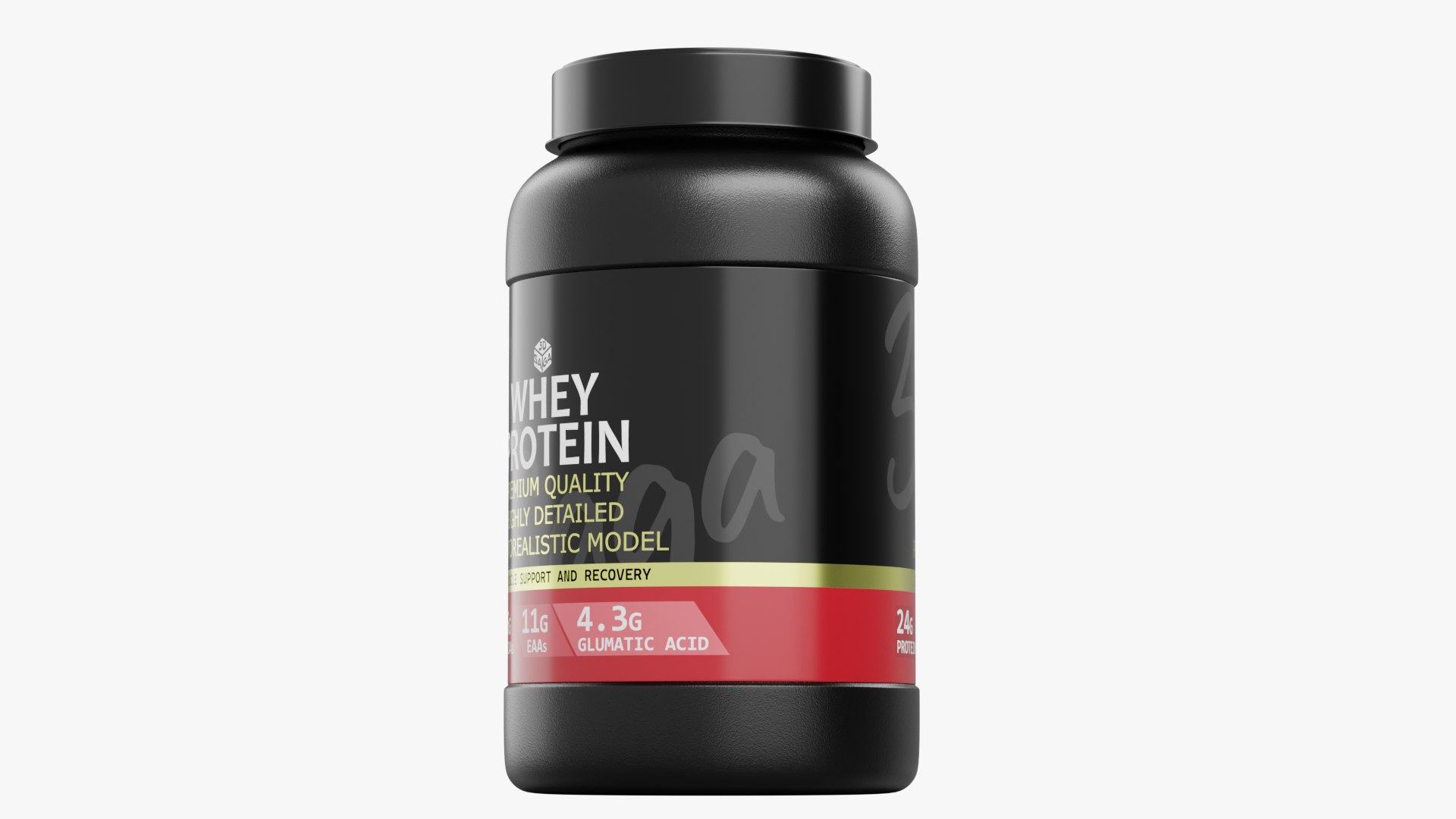 Protein Powder Bottle Model - TurboSquid 2511621