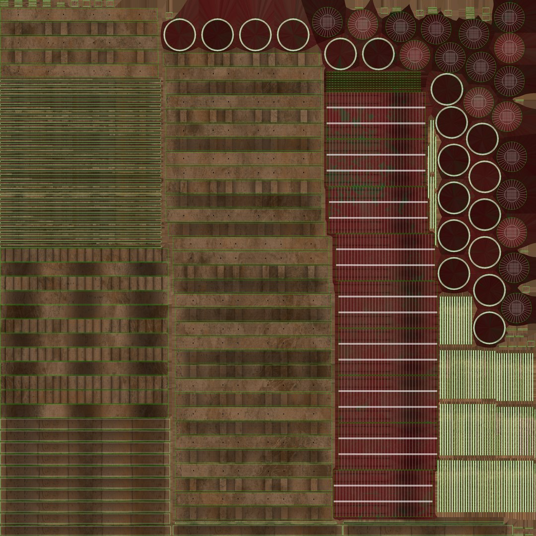 Wooden Raft V4 With Pbr 4K 8K Model - TurboSquid 1730196