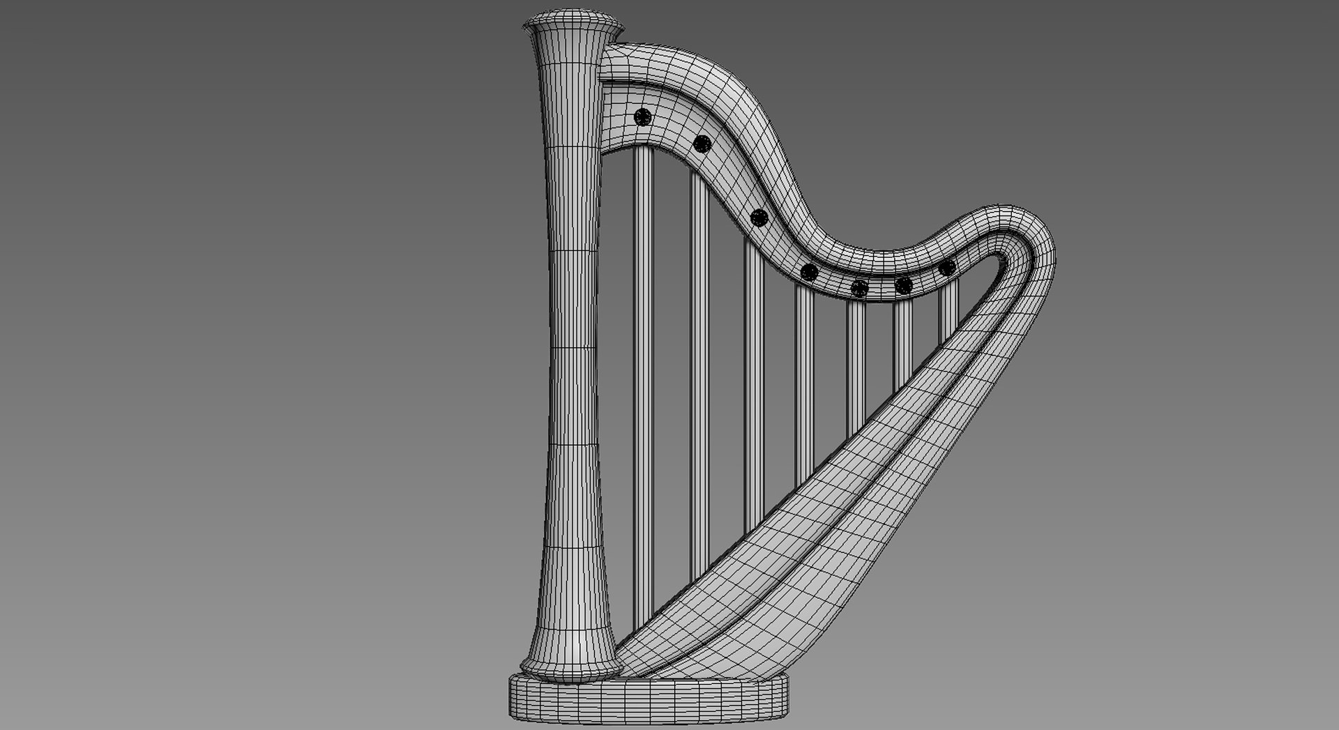 Harp model - TurboSquid 2126883