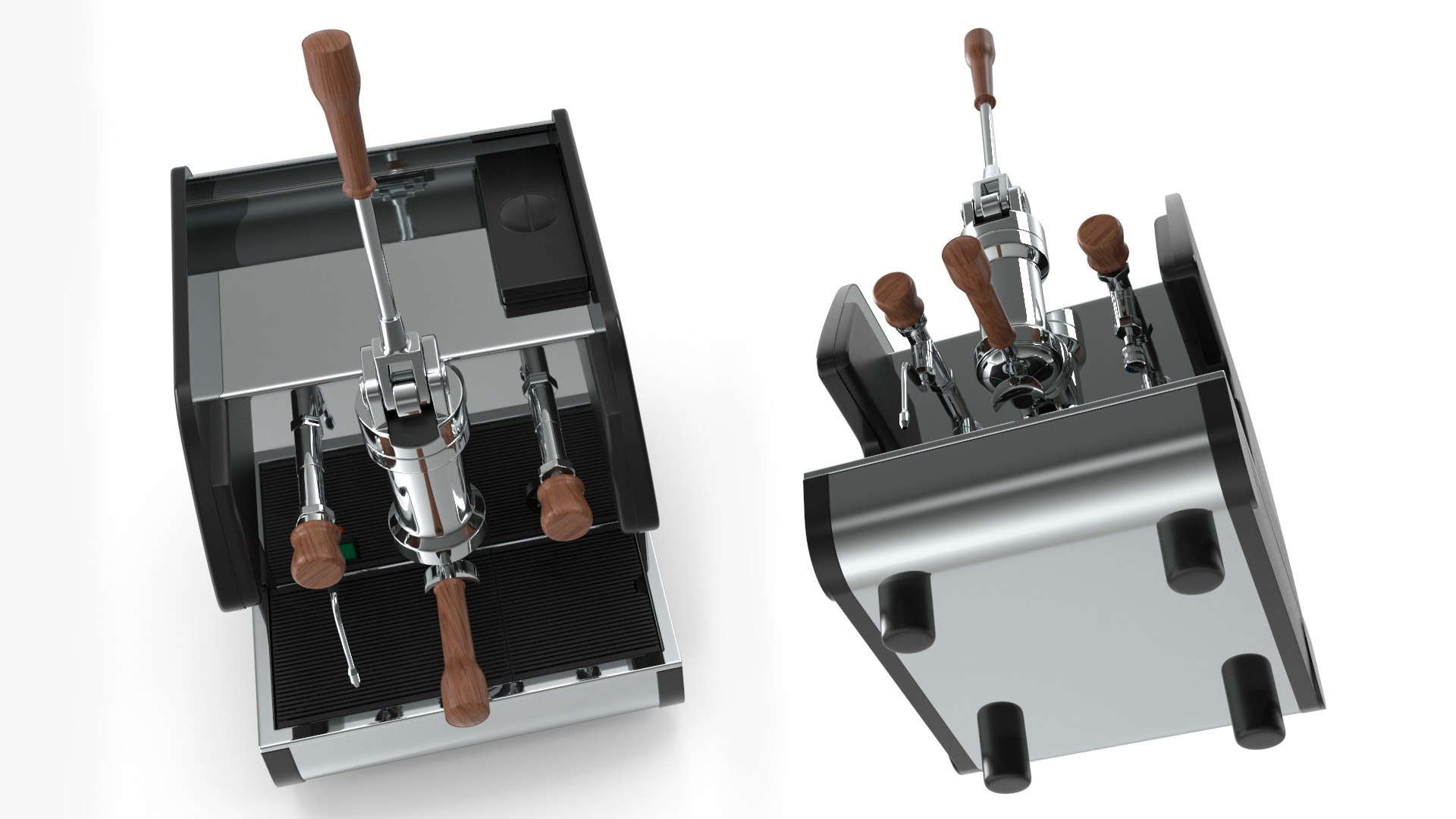 3D Model Commercial Single Group Lever Espresso Machine - TurboSquid ...