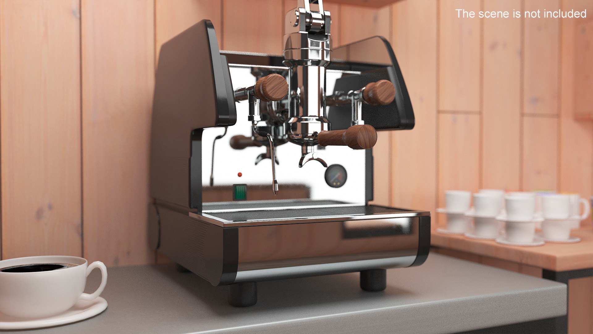 3D Model Commercial Single Group Lever Espresso Machine - TurboSquid ...