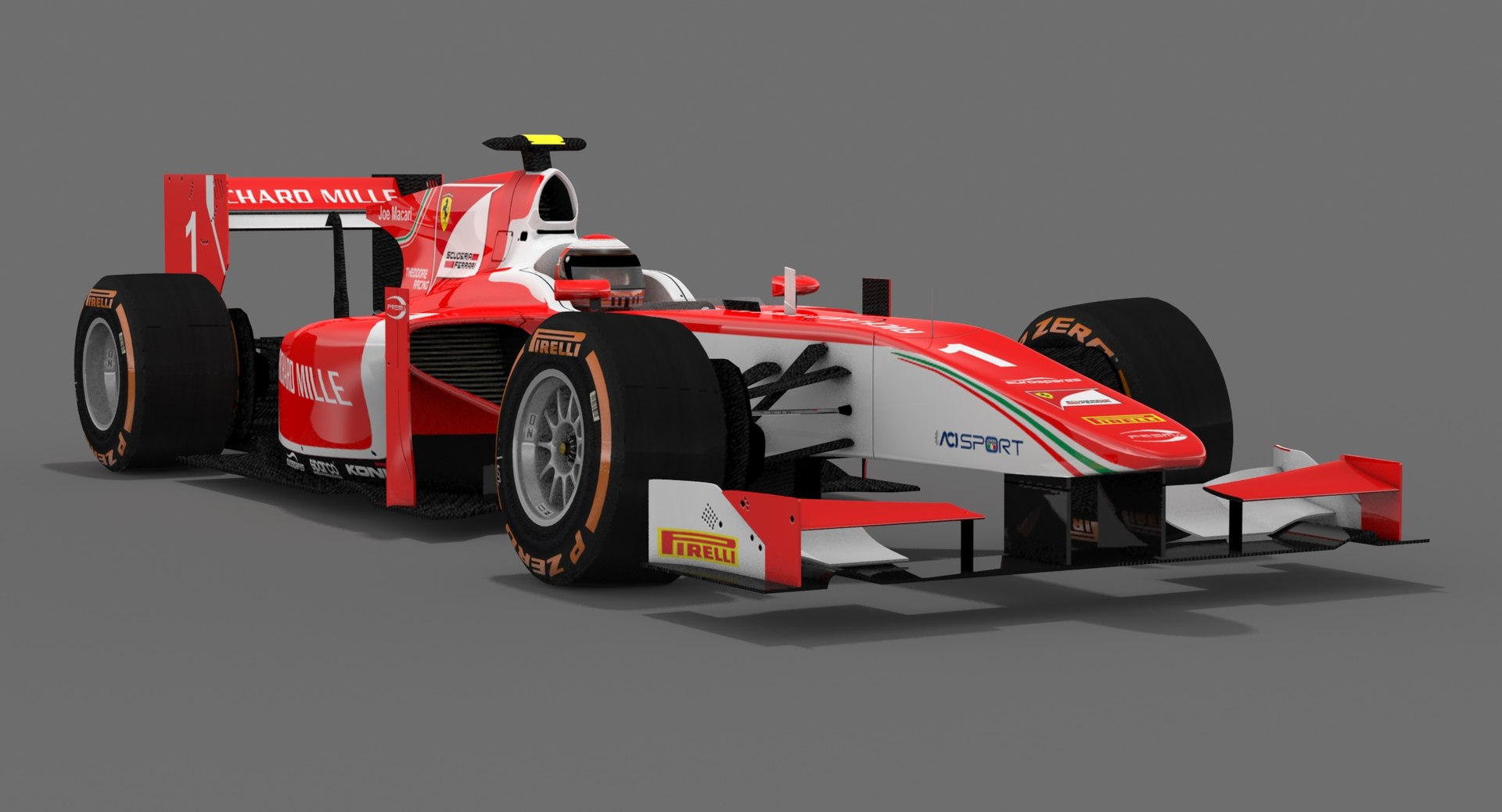 Prema racing formula 2 3D model | 1148803 | TurboSquid