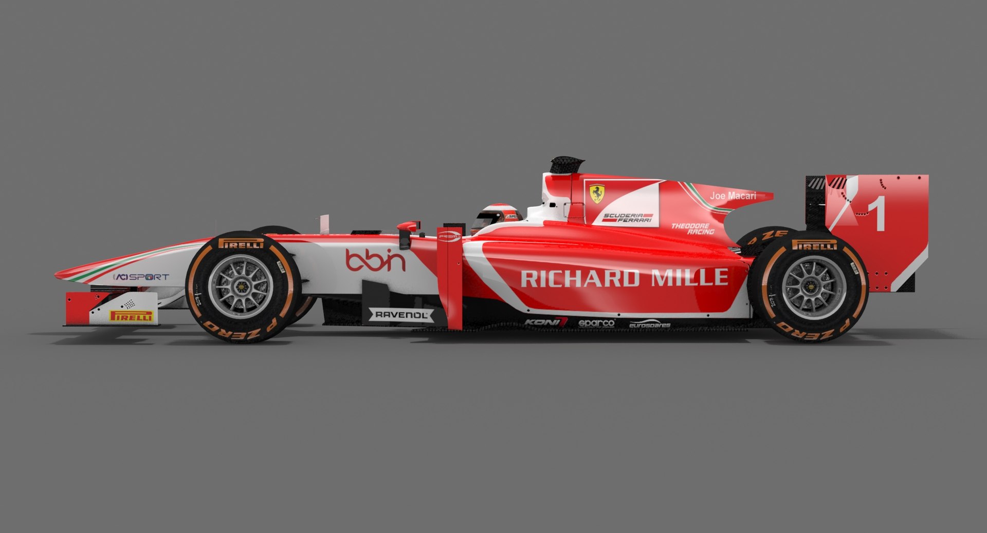 Prema racing formula 2 3D model | 1148803 | TurboSquid
