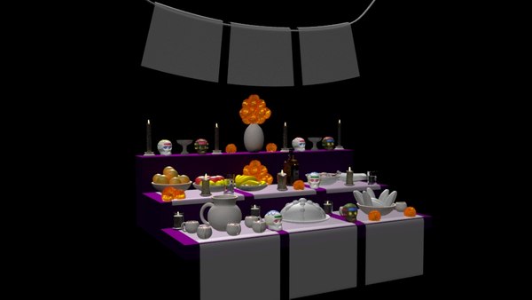 Dia De Los Muertos 3D Modelos para Descargar | TurboSquid