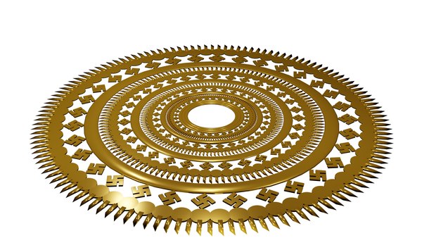 modelo 3d Surdarshan chakra, el arma más poderosa e invencible de los ...