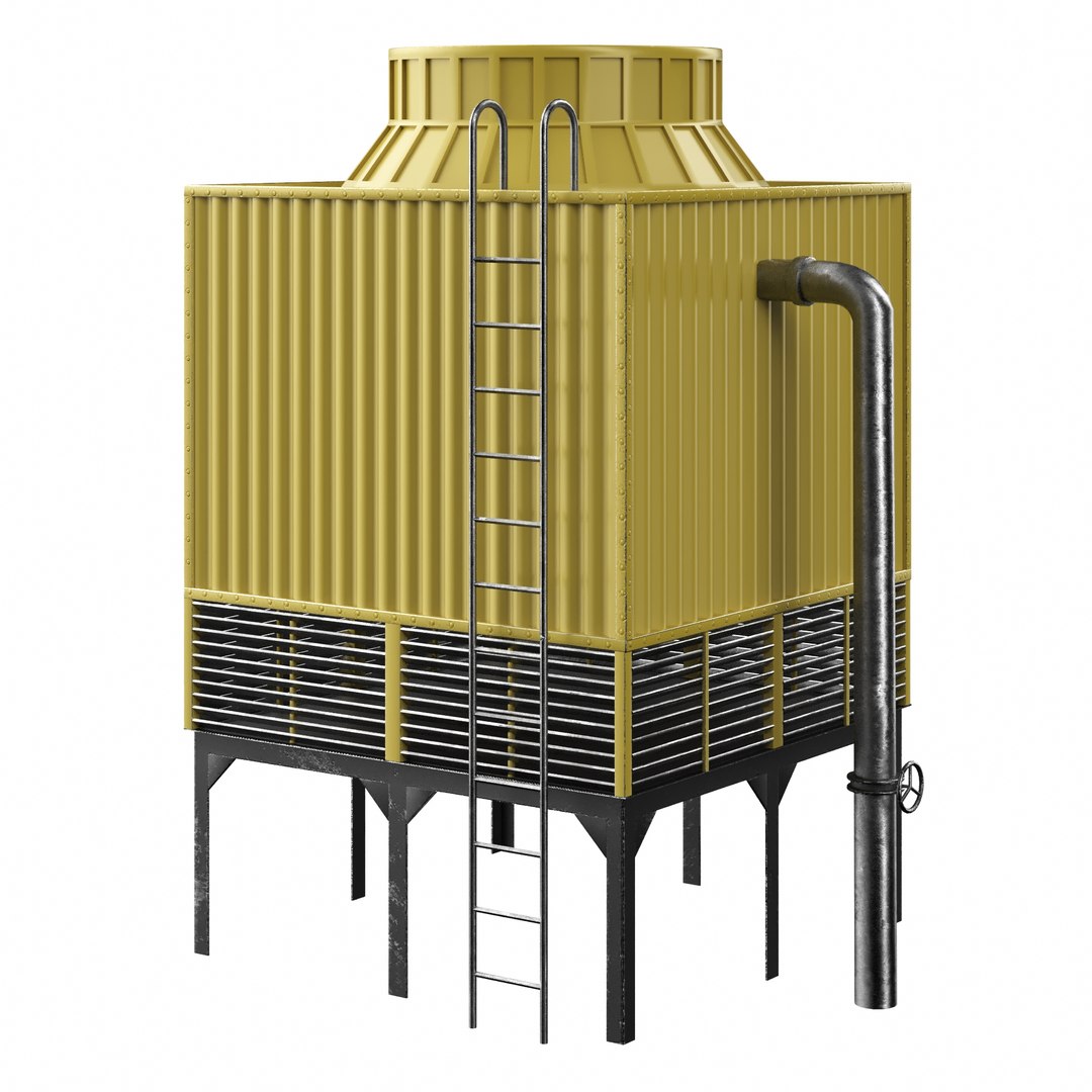 3D Cooling Tower 5 - TurboSquid 2304959