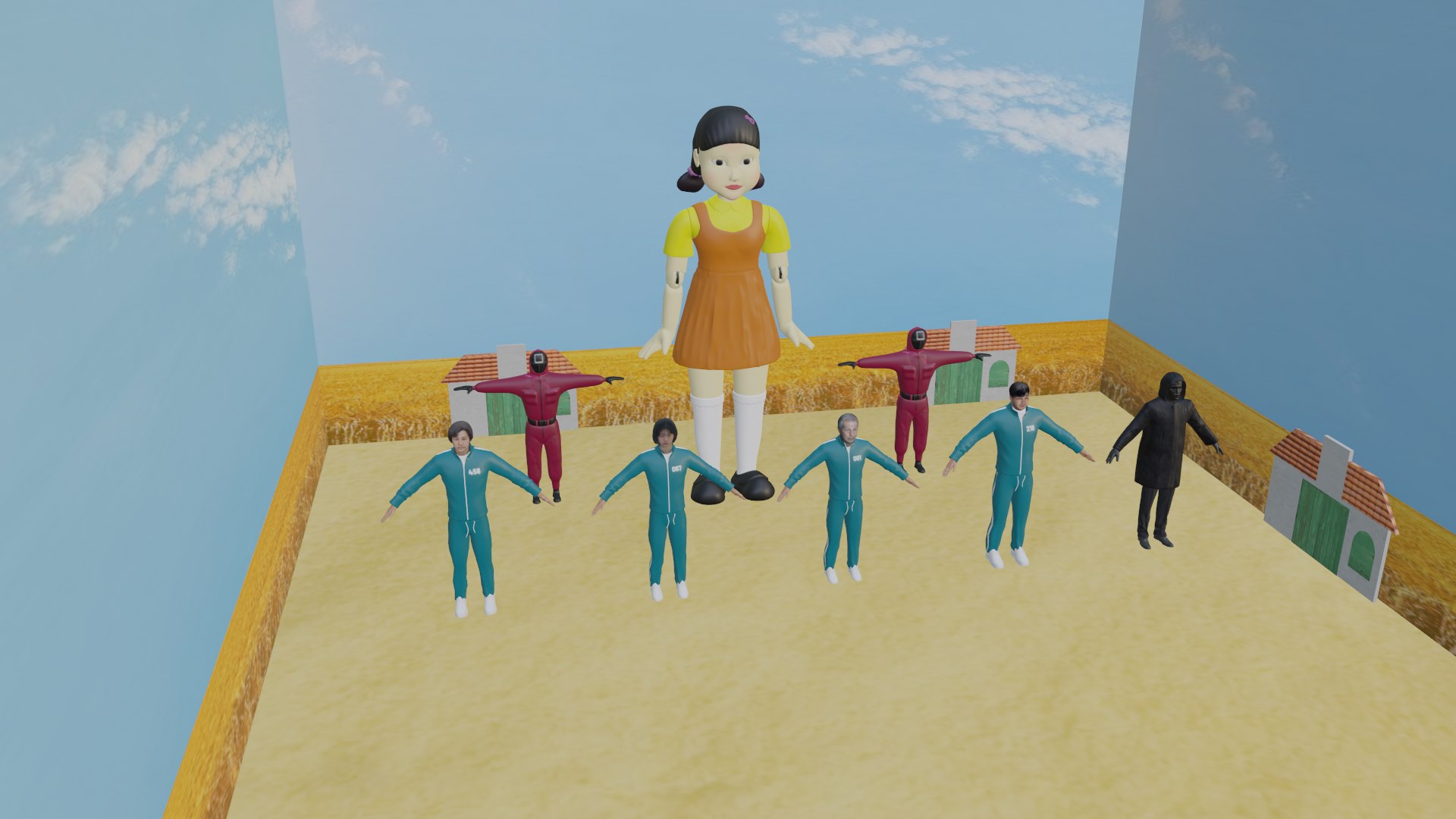 Squid Game Pack 3D - TurboSquid 1832403