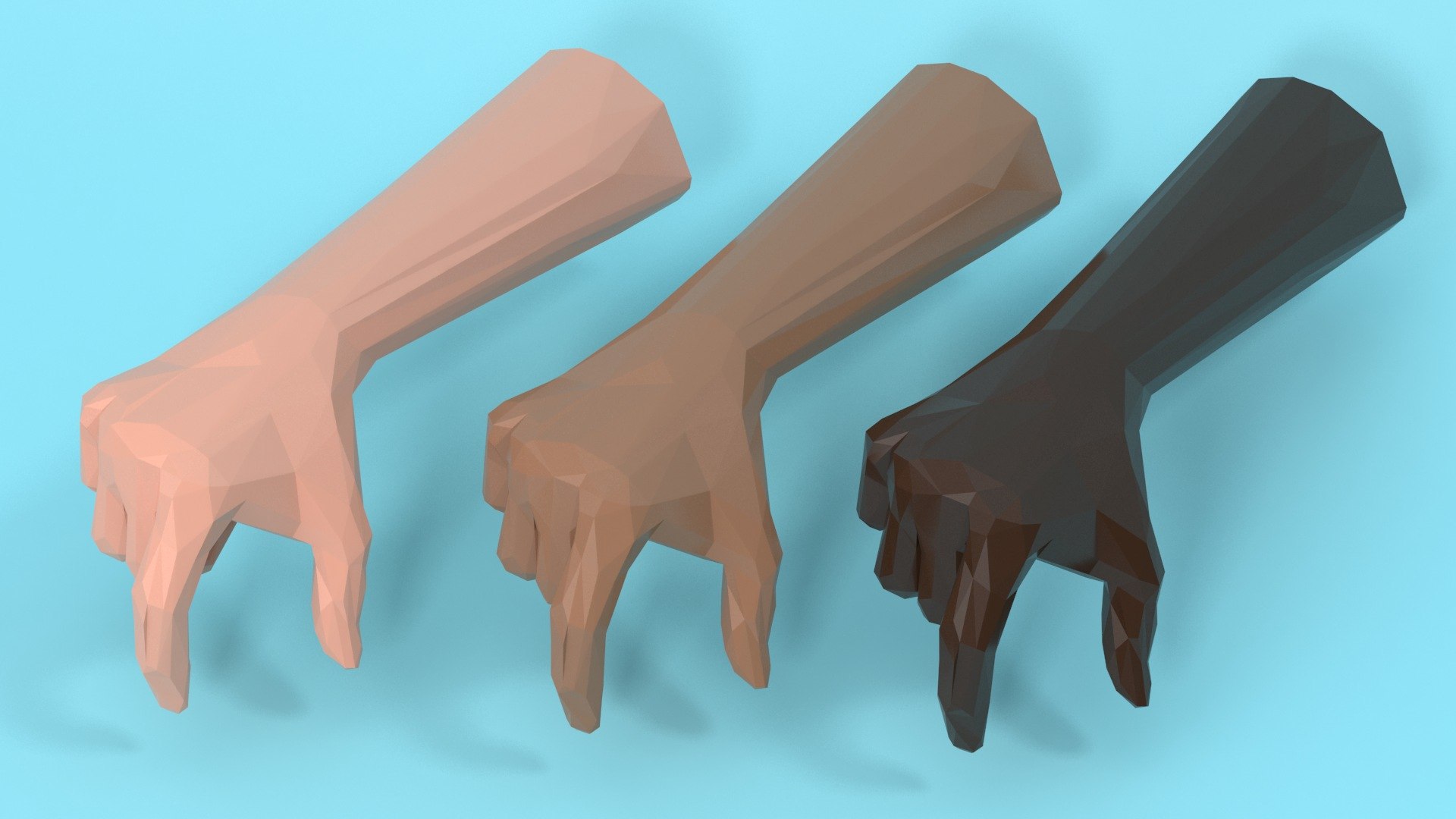 3D Model Stylized Hand - TurboSquid 1445205