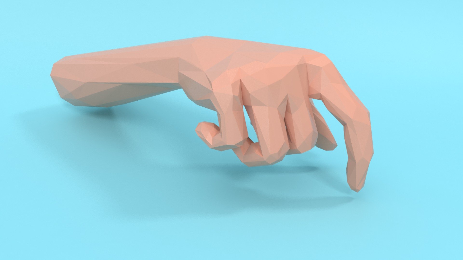 3D Model Stylized Hand - TurboSquid 1445205