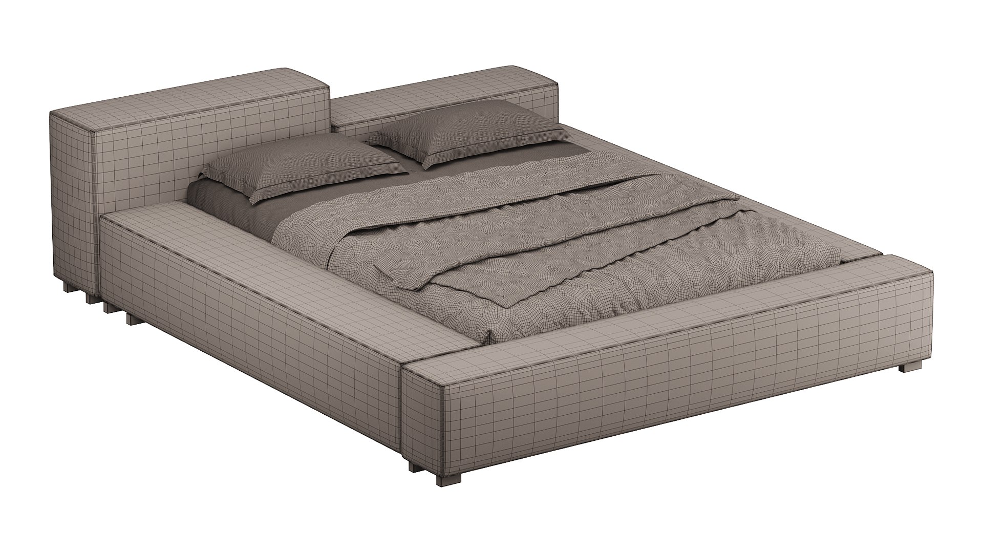 KAPIRI By Romatti Bed 3D Model - TurboSquid 2329873