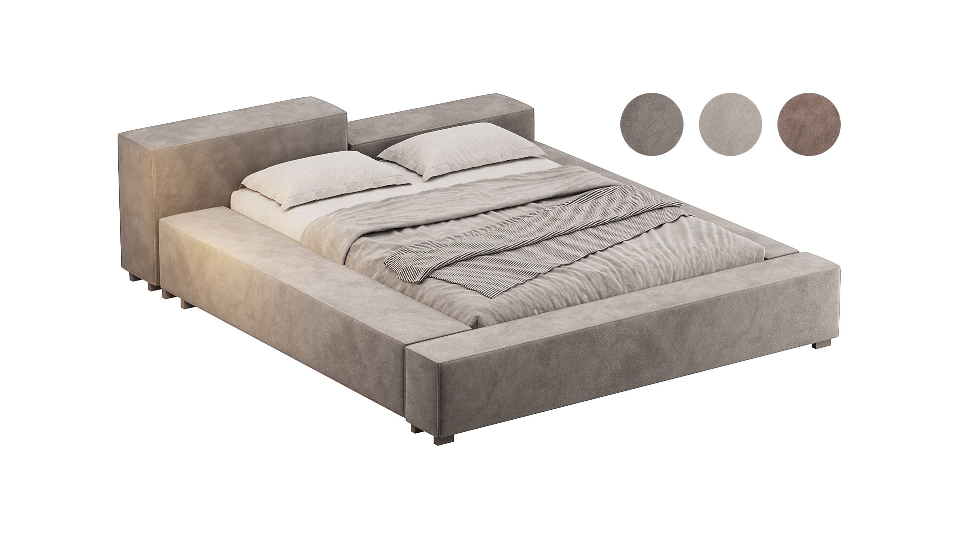 KAPIRI By Romatti Bed 3D Model - TurboSquid 2329873
