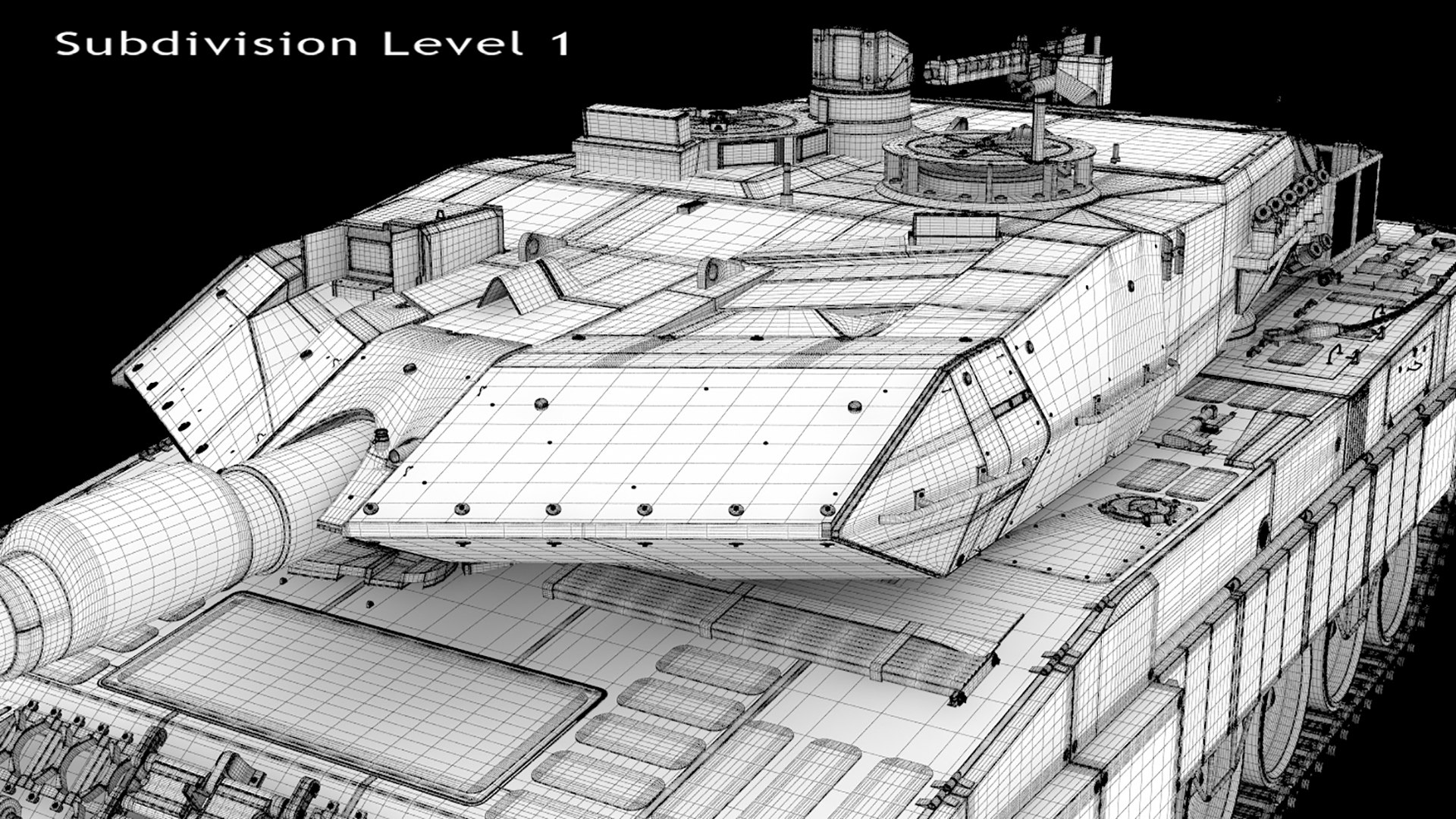 Leopard 2a5 Tank 2 Model - TurboSquid 1363544