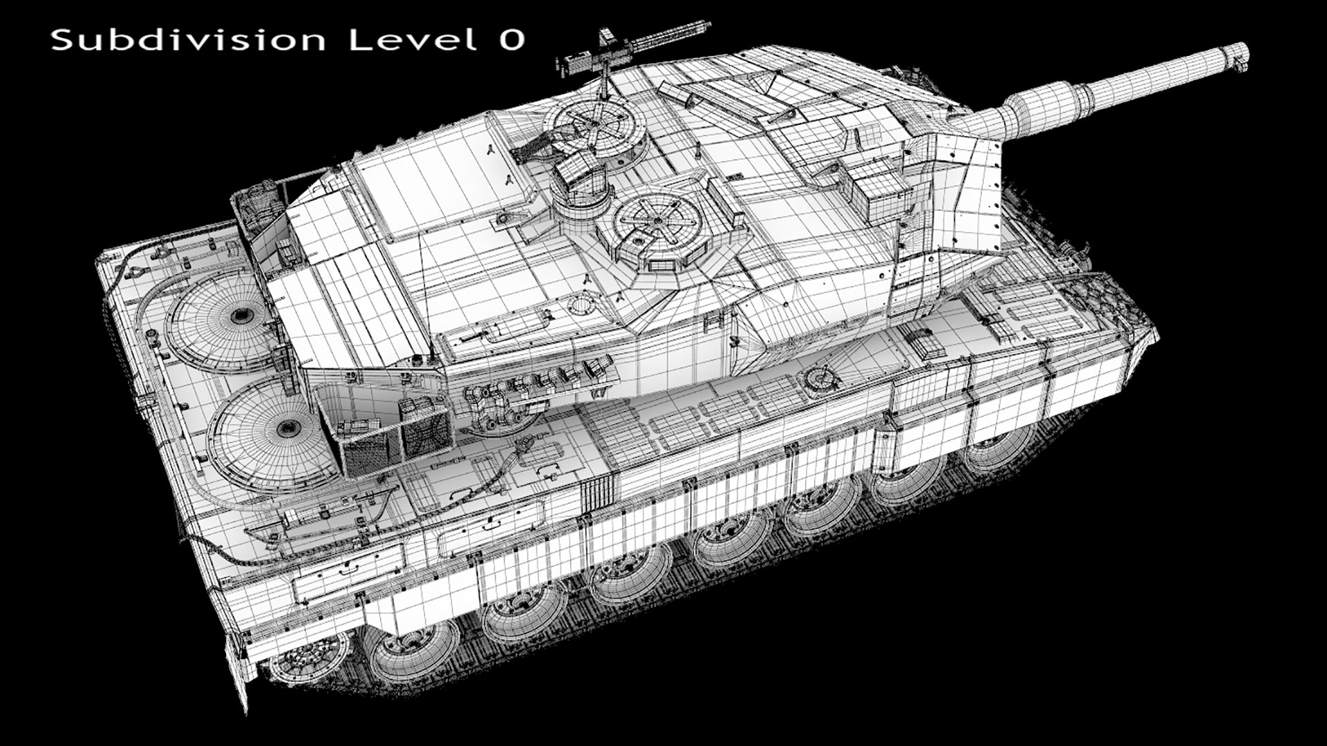 Leopard 2a5 Tank 2 Model - TurboSquid 1363544