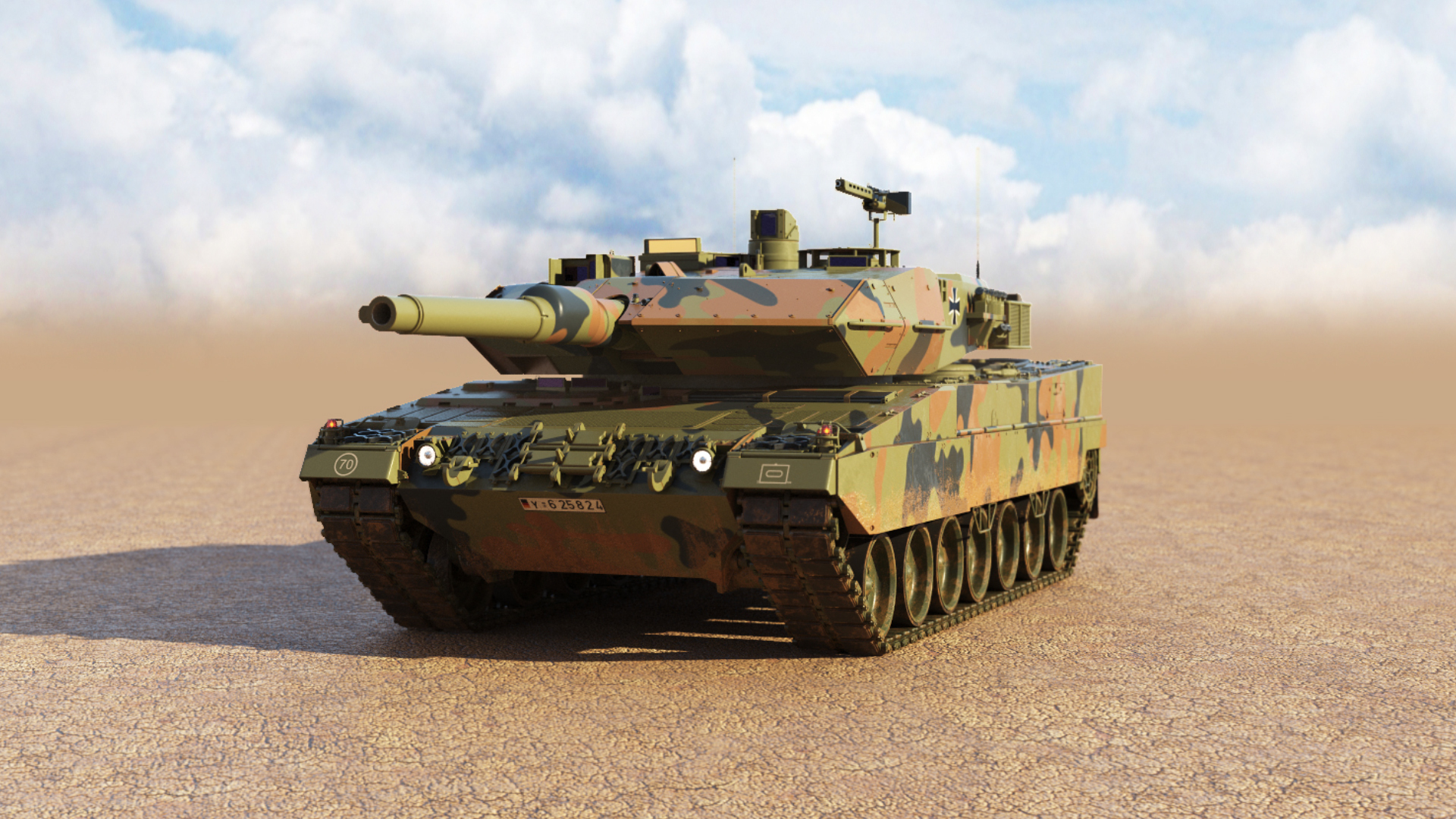 Leopard 2a5 Tank 2 Model - TurboSquid 1363544