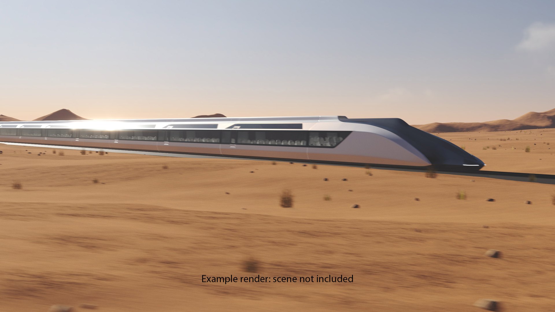 Future Concept Train And Metro Tram 2050 3D - TurboSquid 2060436