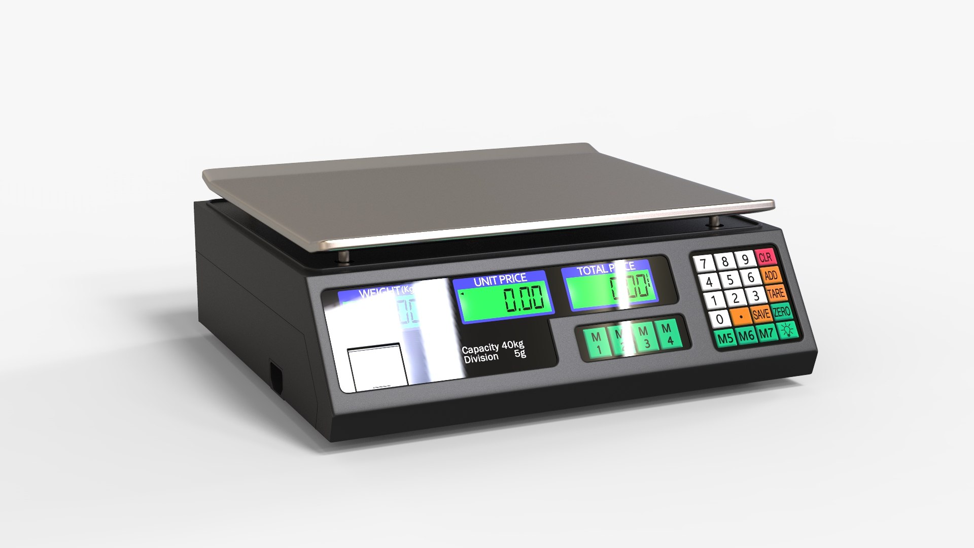 Electronic Price Computing Scale 3D Model - TurboSquid 1482559